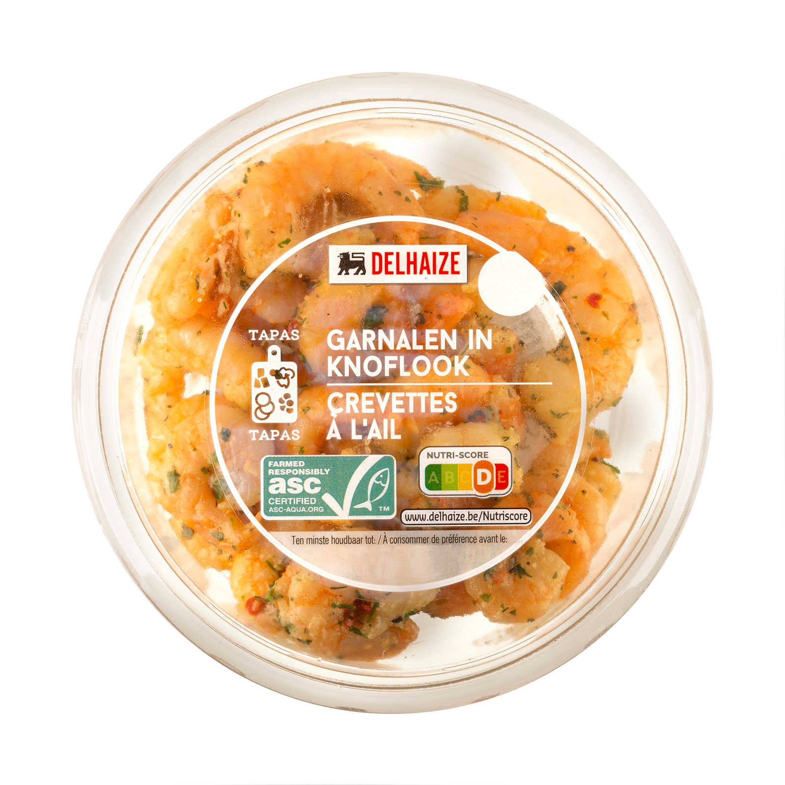 Delhaize | Crevettes à l'ail | 80 gr | Delhaize