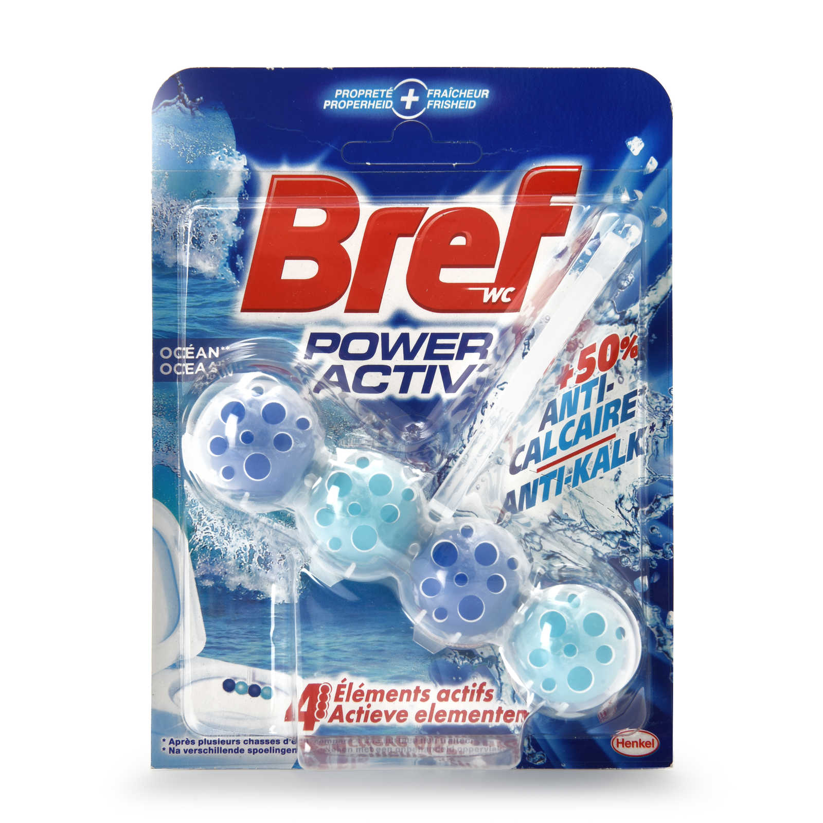 Bref WC | WC-Blok | Ocean Power Activ' | 10 x 1 st | Delhaize
