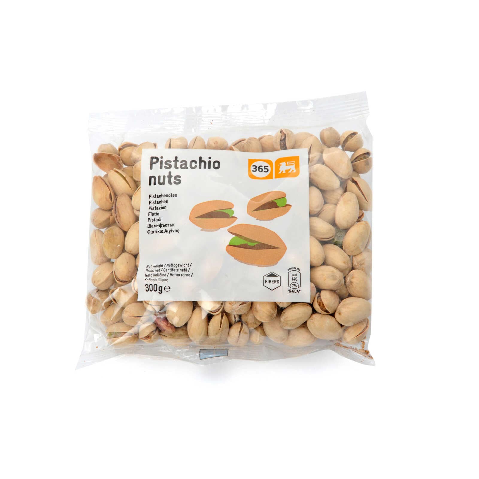 365 | Delhaize | Pistaches | Grillés-Salés | 300 gr | Delhaize