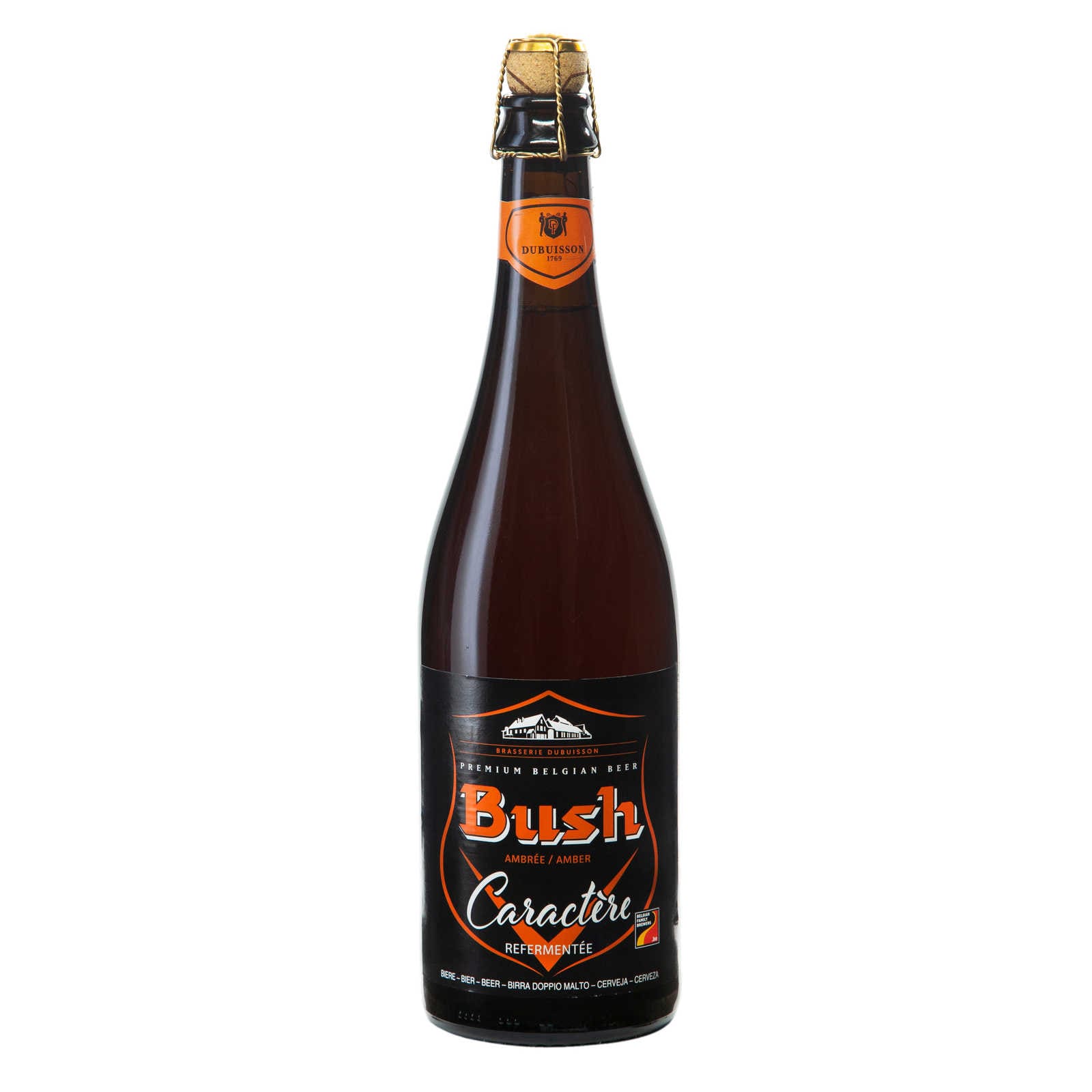 Bush | Bière ambrée | 12% alc | 75 cl | Delhaize