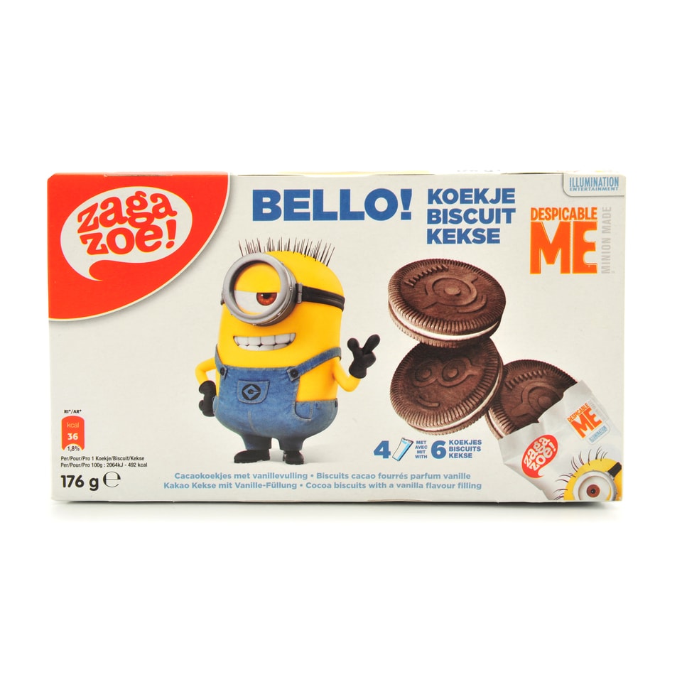 Zagazoe | Koekjes | Minions | 176 gr | Delhaize