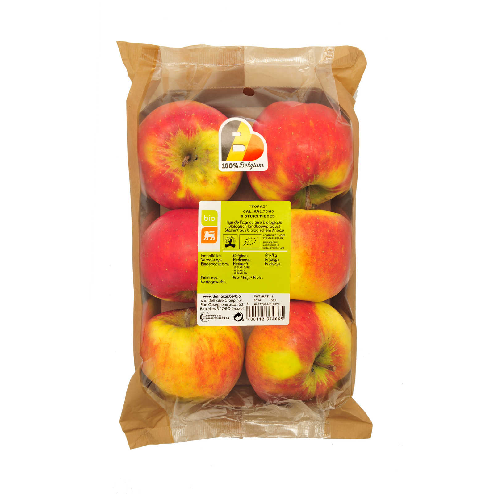 Delhaize | Bio | Pommes | Topaz | Bio | 800 gr | Delhaize