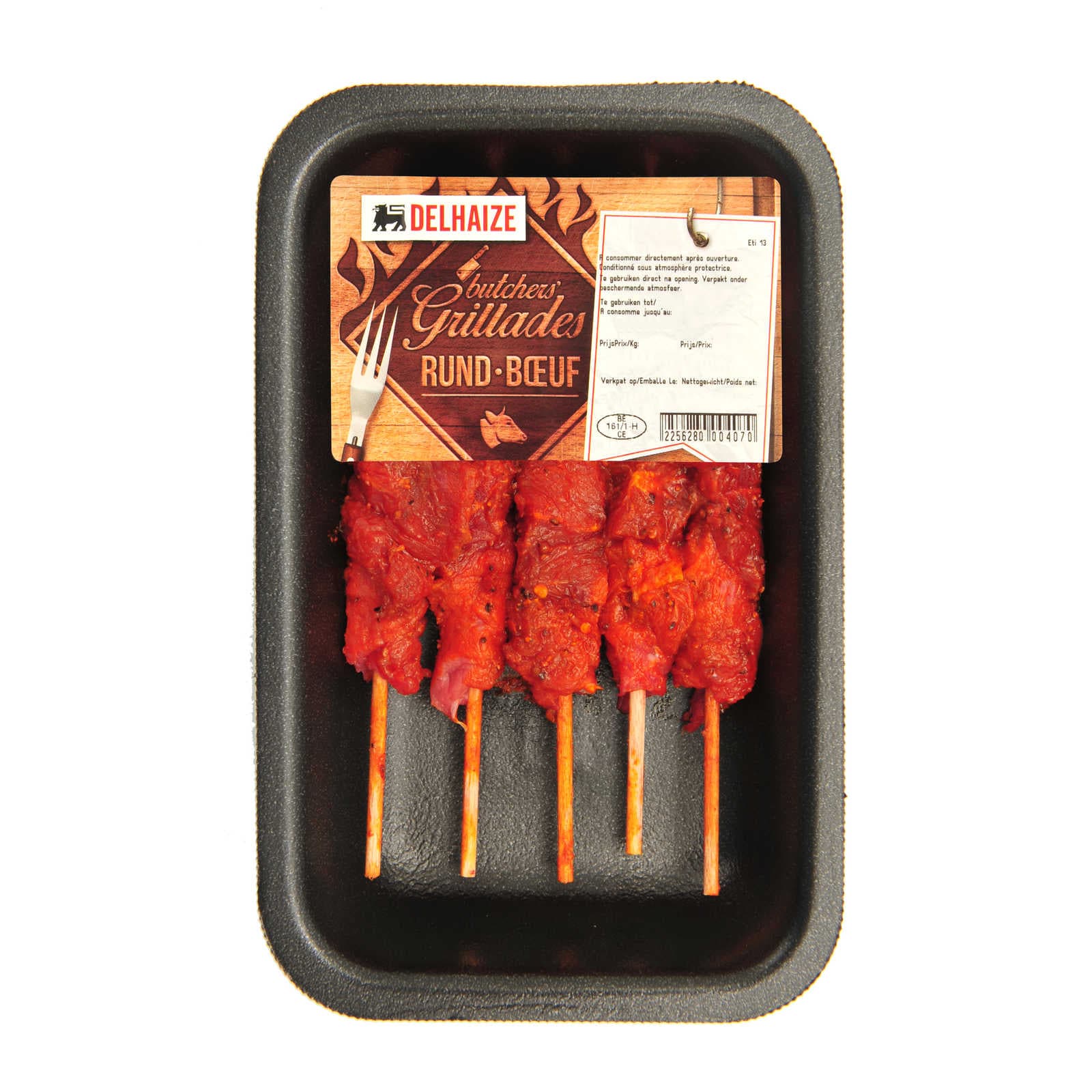 Delhaize | Grillade rund hot marinade | +/- 240 gr | Delhaize