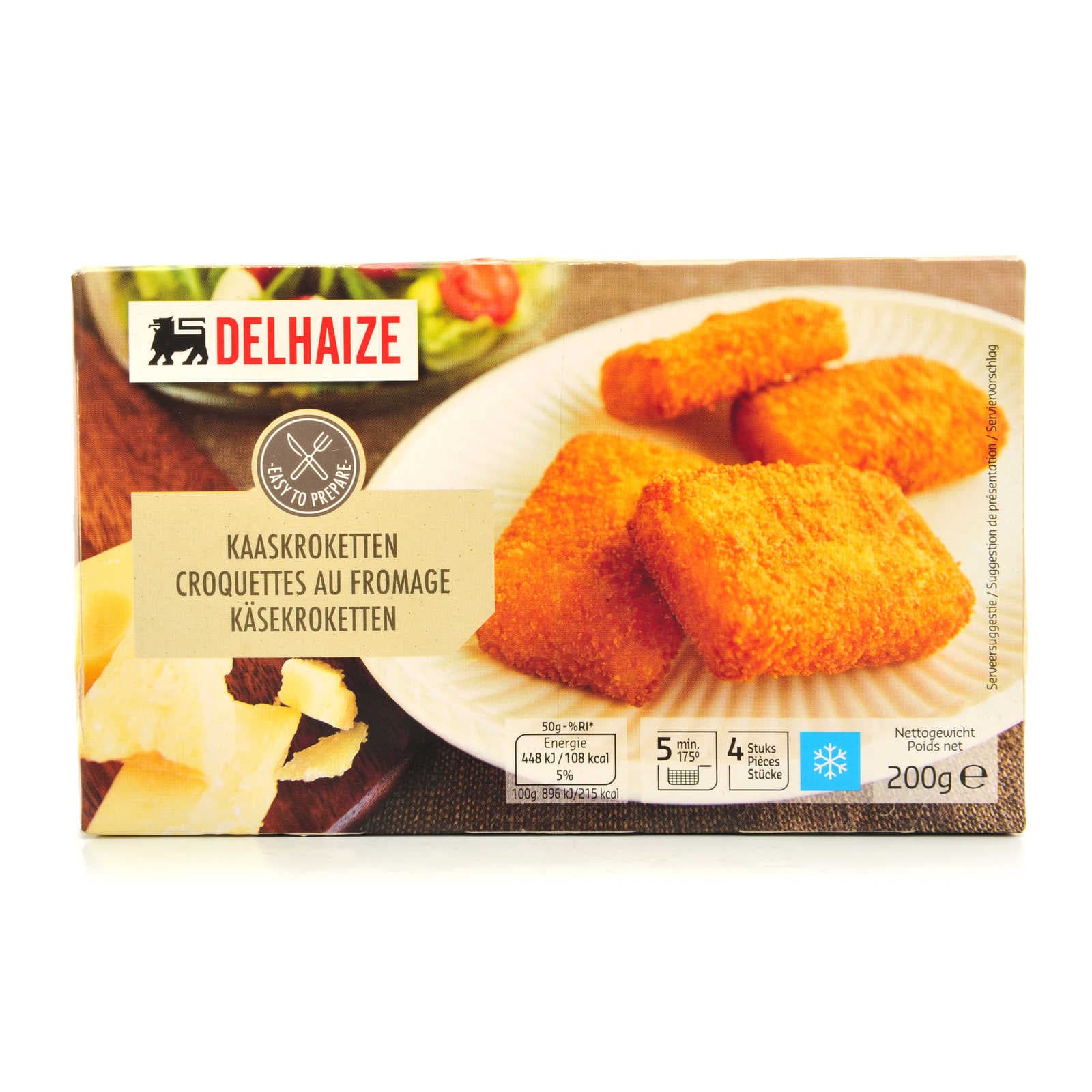 Delhaize | Kroketten | Met kaas | 200 gr | Delhaize