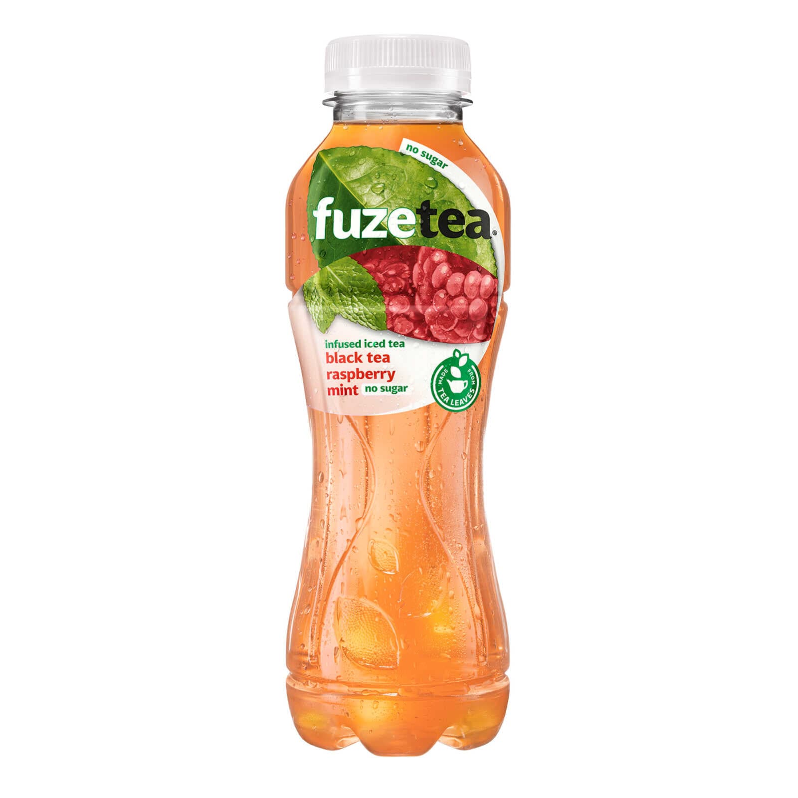 Fuze Tea | Black Tea | Thé noir |Framboise Menthe| No Sugar | PET | 40 ...