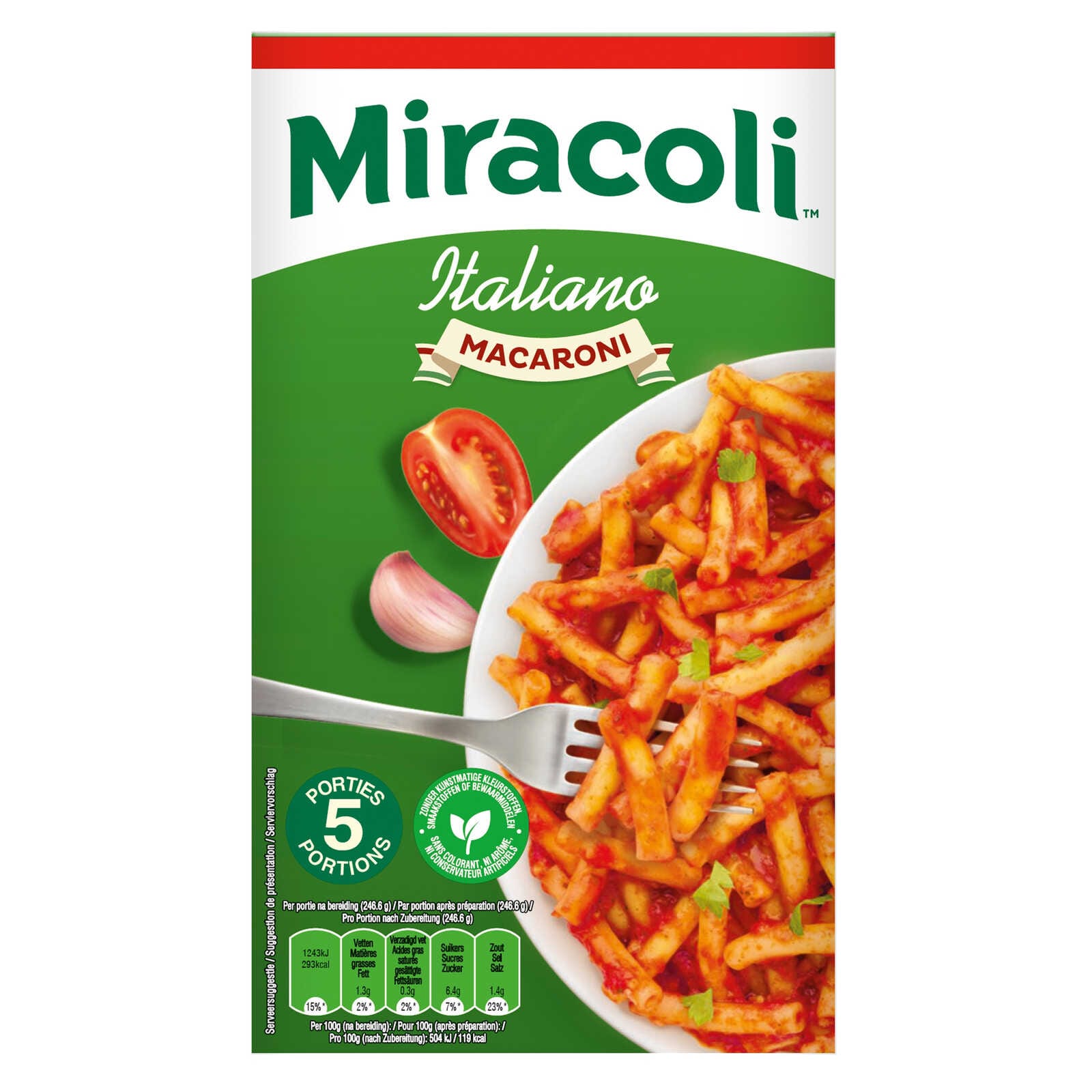 Miracoli | Pasta | Macaroni | Italiano | Kit | 560 gr | Delhaize