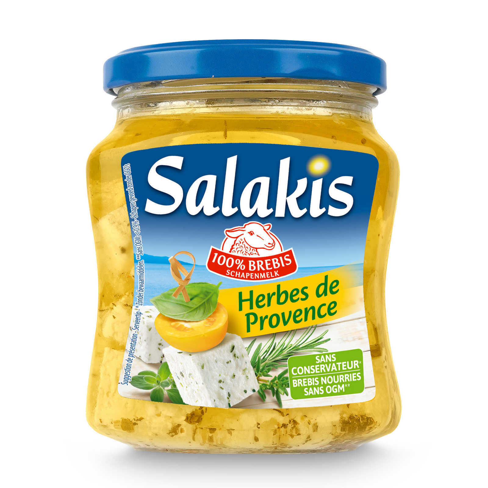 Salakis | Fromage de brebis | Herbes de Provence | Cube | 300 gr | Delhaize
