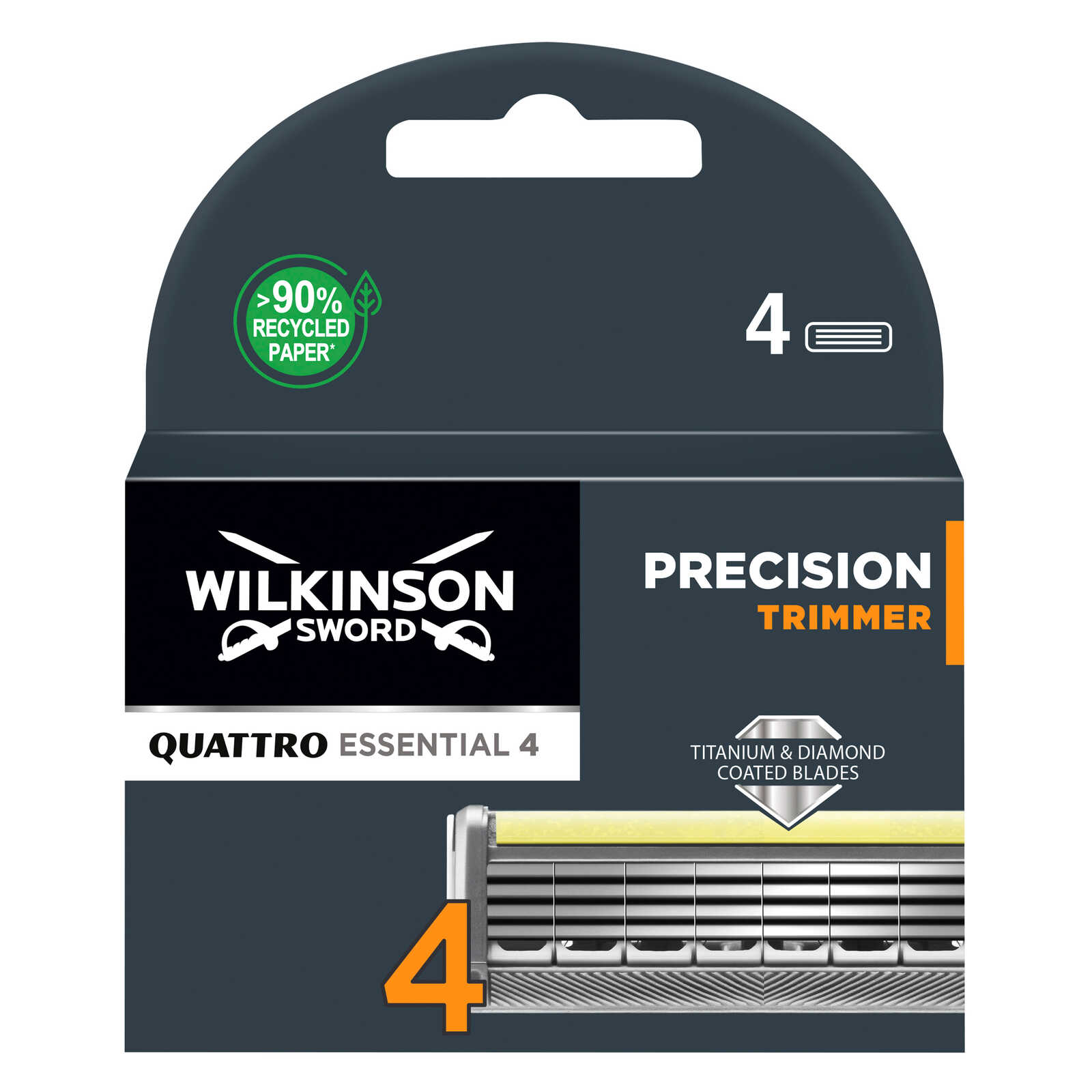Wilkinson | Lames | Quattro | Titanium | Precision | 4 pc | Delhaize