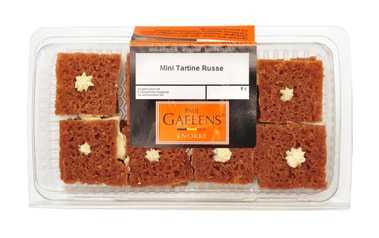 Gaelens | Mini-pâtisseries | Tartine russe | 6+2 | 8 pc | Delhaize