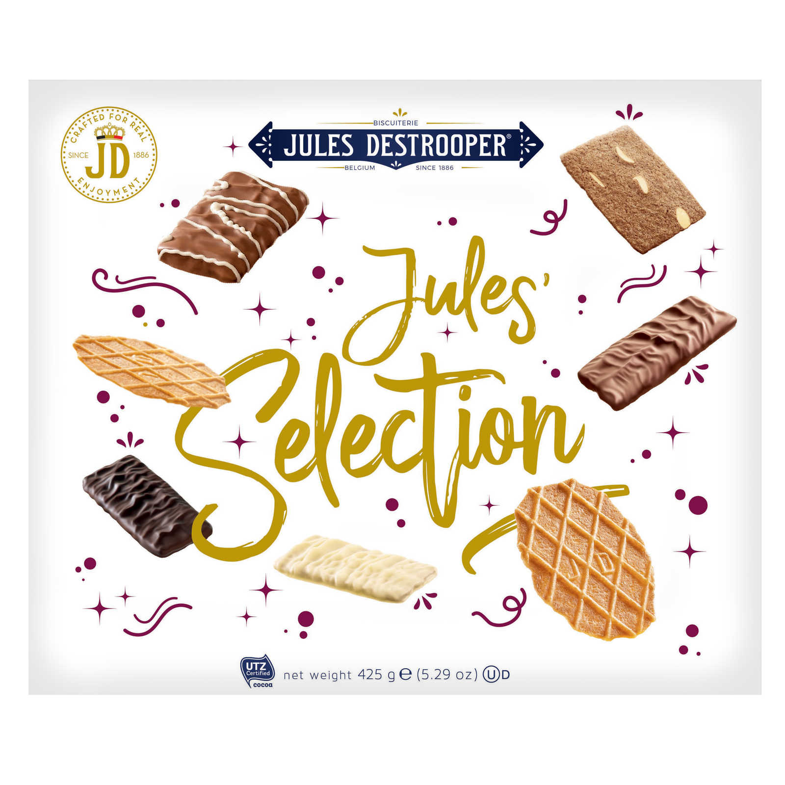 Jules Destrooper | Biscuits | Beurre | Chocolat | 400 gr | Delhaize