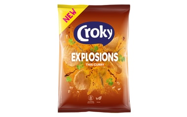 Croky | Explosions | Chips | Thai Curry | 150 gr | Delhaize