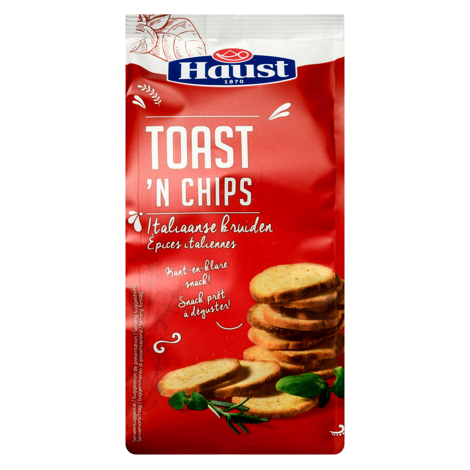Haust | Toast | Italiaanse kruiden | 125 gr | Delhaize