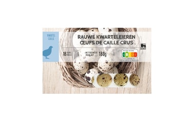 Delhaize | Eieren | Kwartels | Rauw | 240 gr | Delhaize