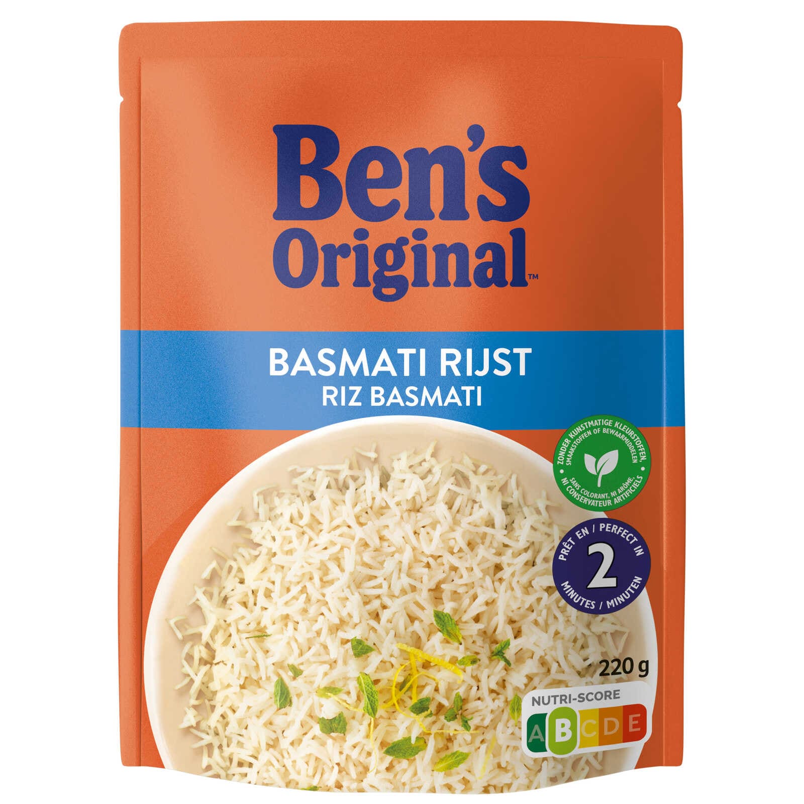 Ben's Original | Rijst | Voorgestoomde | Basmati | 220 gr | Delhaize