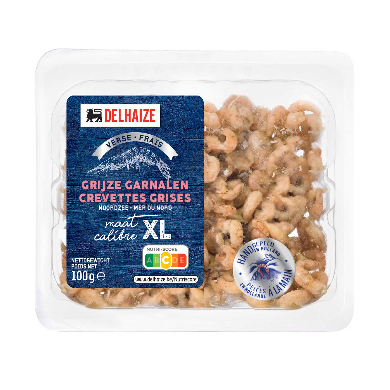 Delhaize | Crevettes grises XL | 100 gr | Delhaize