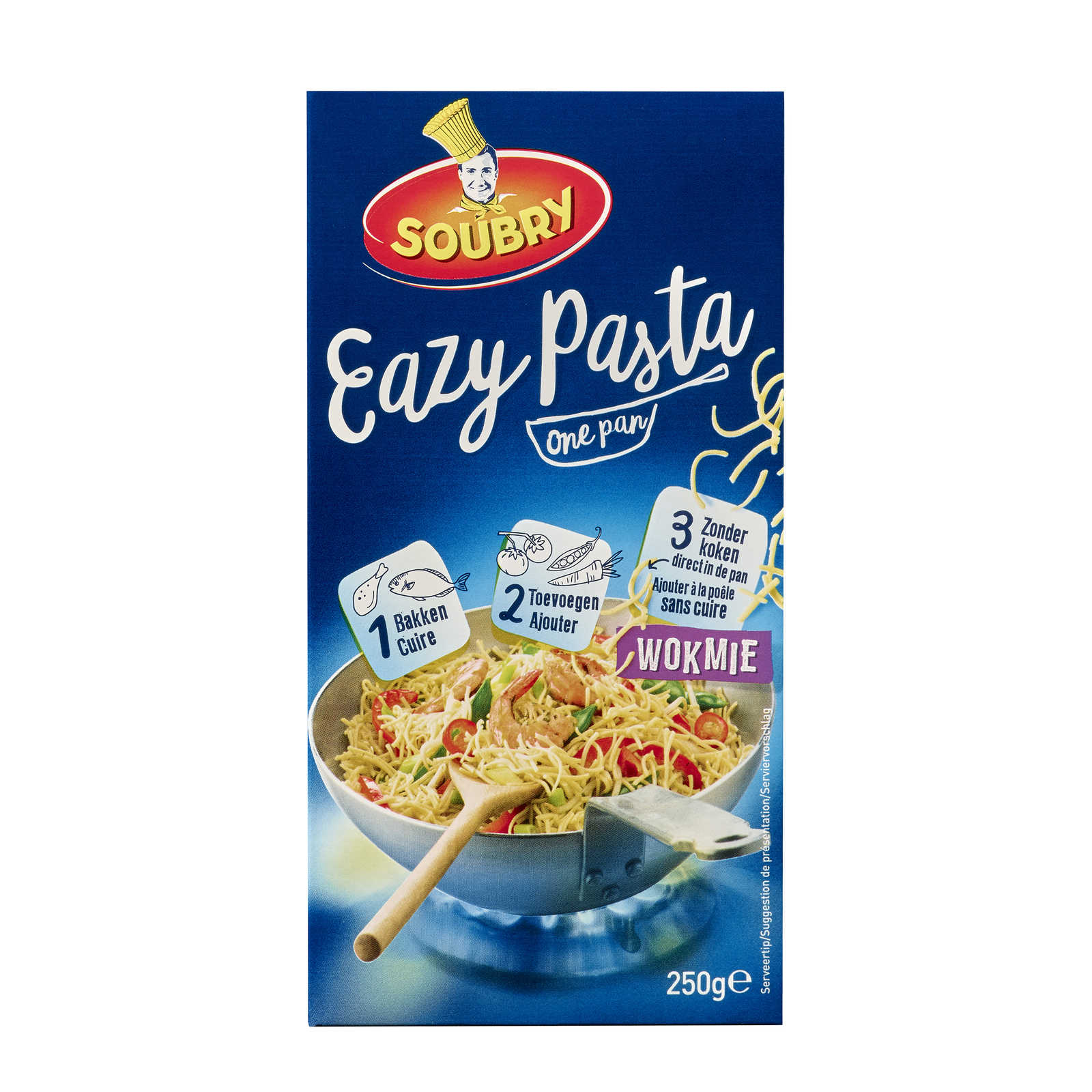 Soubry | Nouilles | Sautées | 250 gr | Delhaize