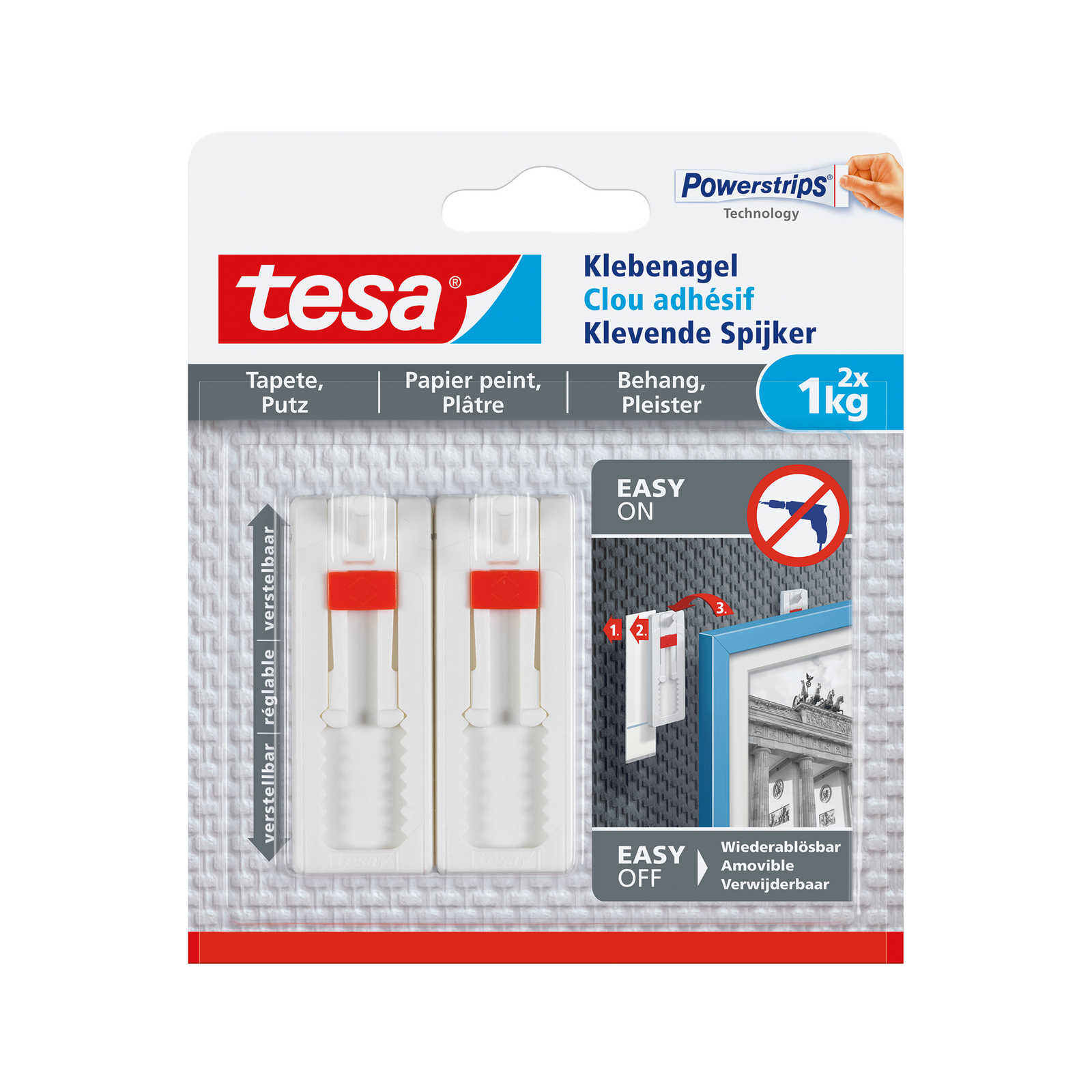Tesa | FC Adhesive 1KG Wallpaper BL | 2 st | Delhaize