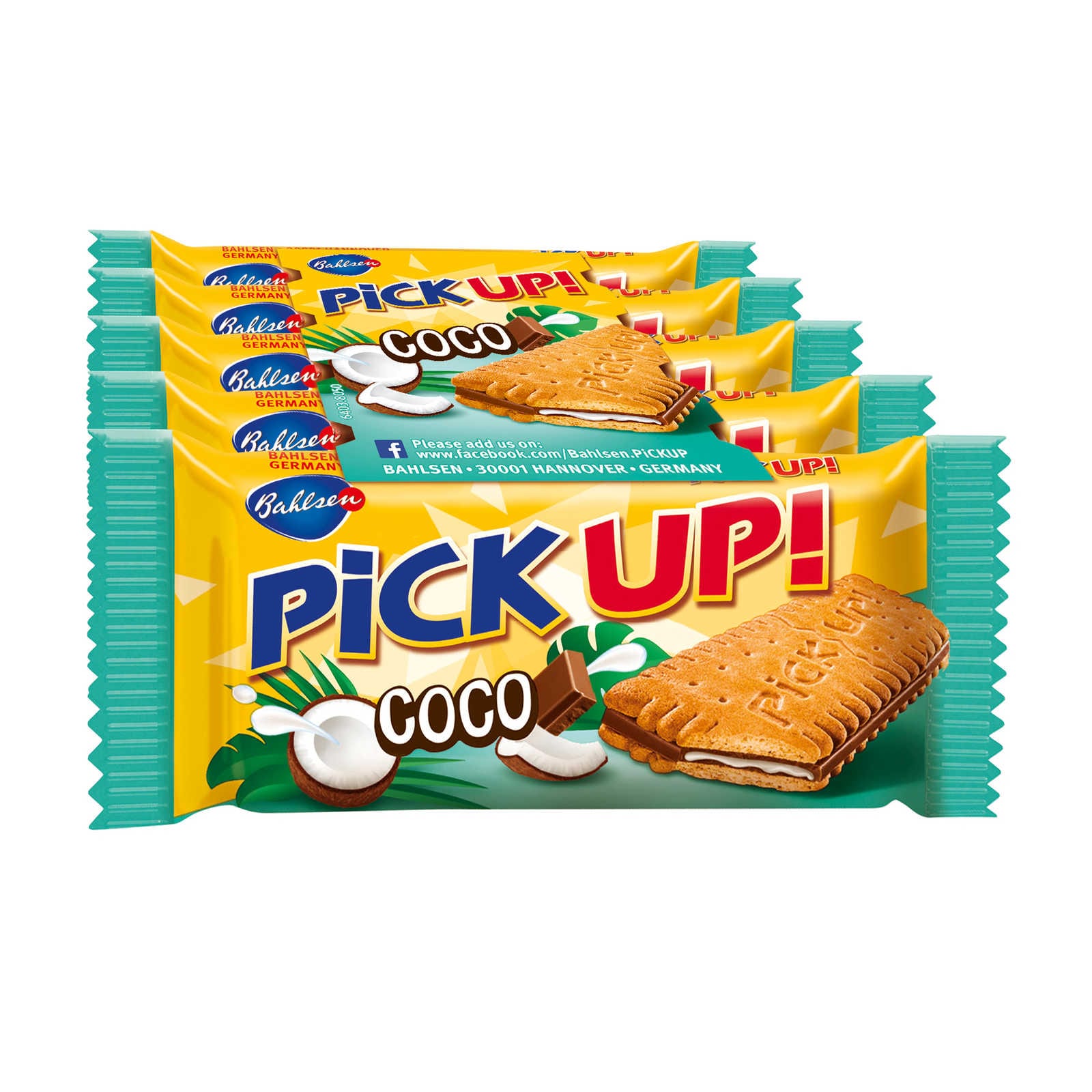 Bahlsen | Pick Up | Koeken | Kokosvulling | 140 gr | Delhaize