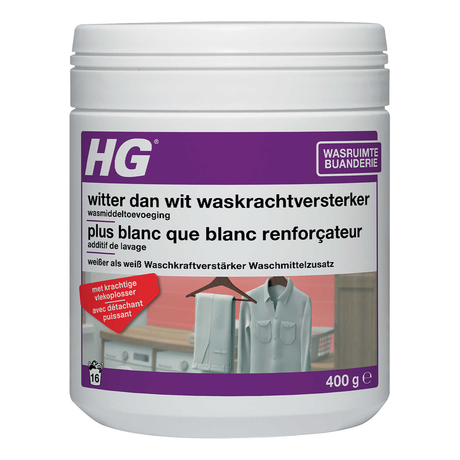 HG | Détachant | Poudre | Blanc | 400g | 400 gr | Delhaize