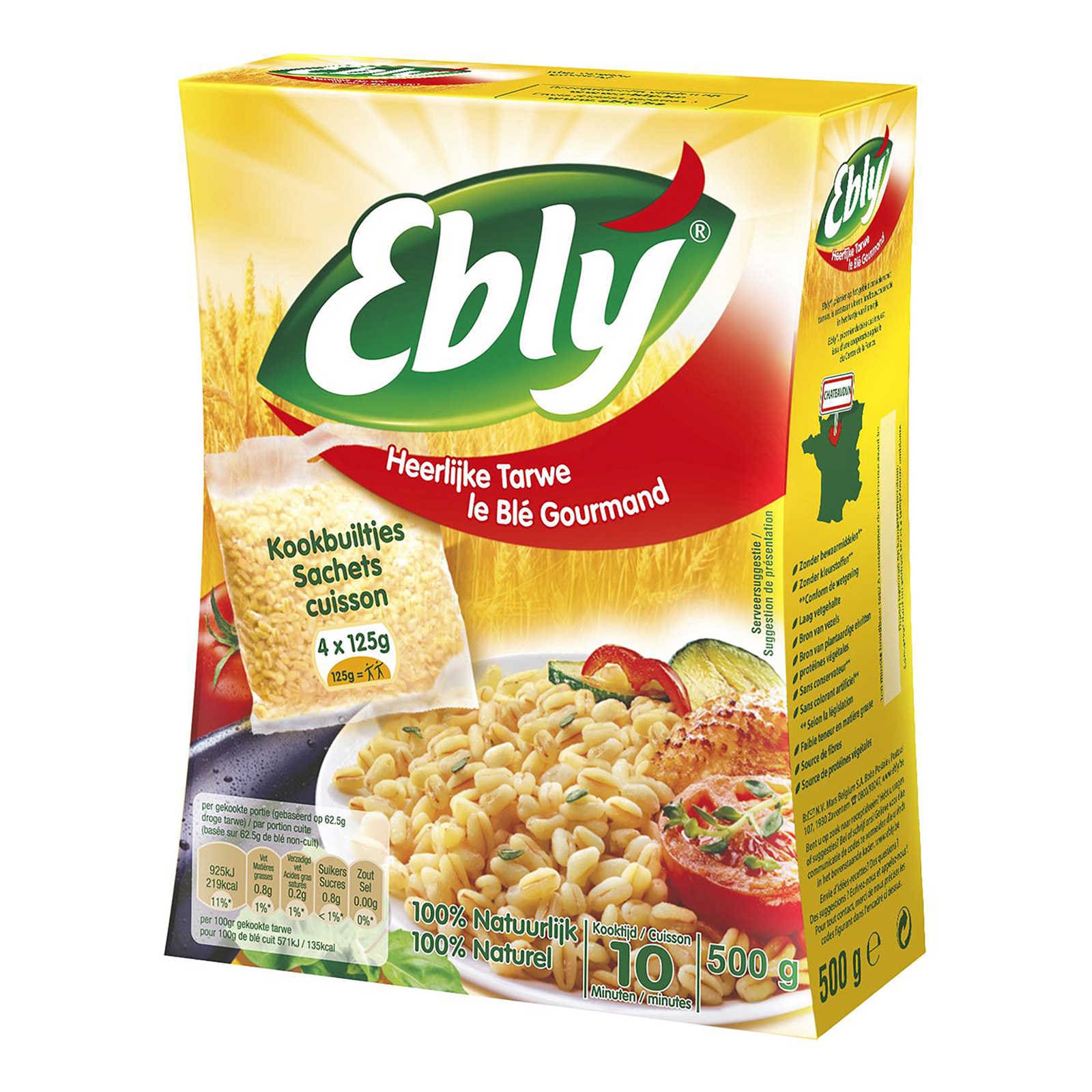 Ebly | Tarwe | 10 min | 4 x 125 gr | Delhaize