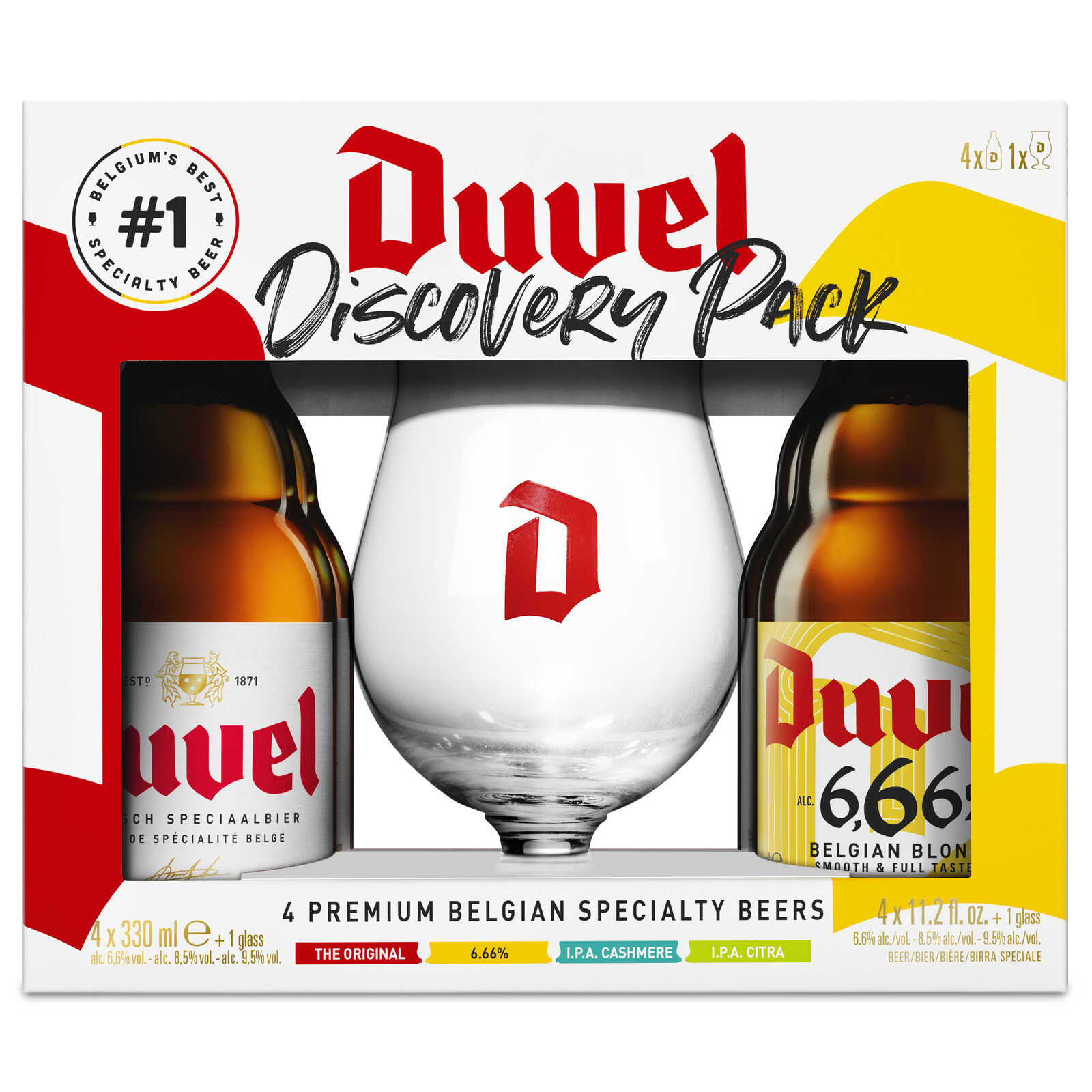 Duvel | Giftpack | 4 x 33 cl | Delhaize