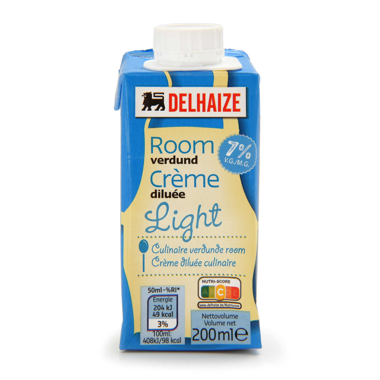 Delhaize | Crème Light 7% | 20 cl | Delhaize