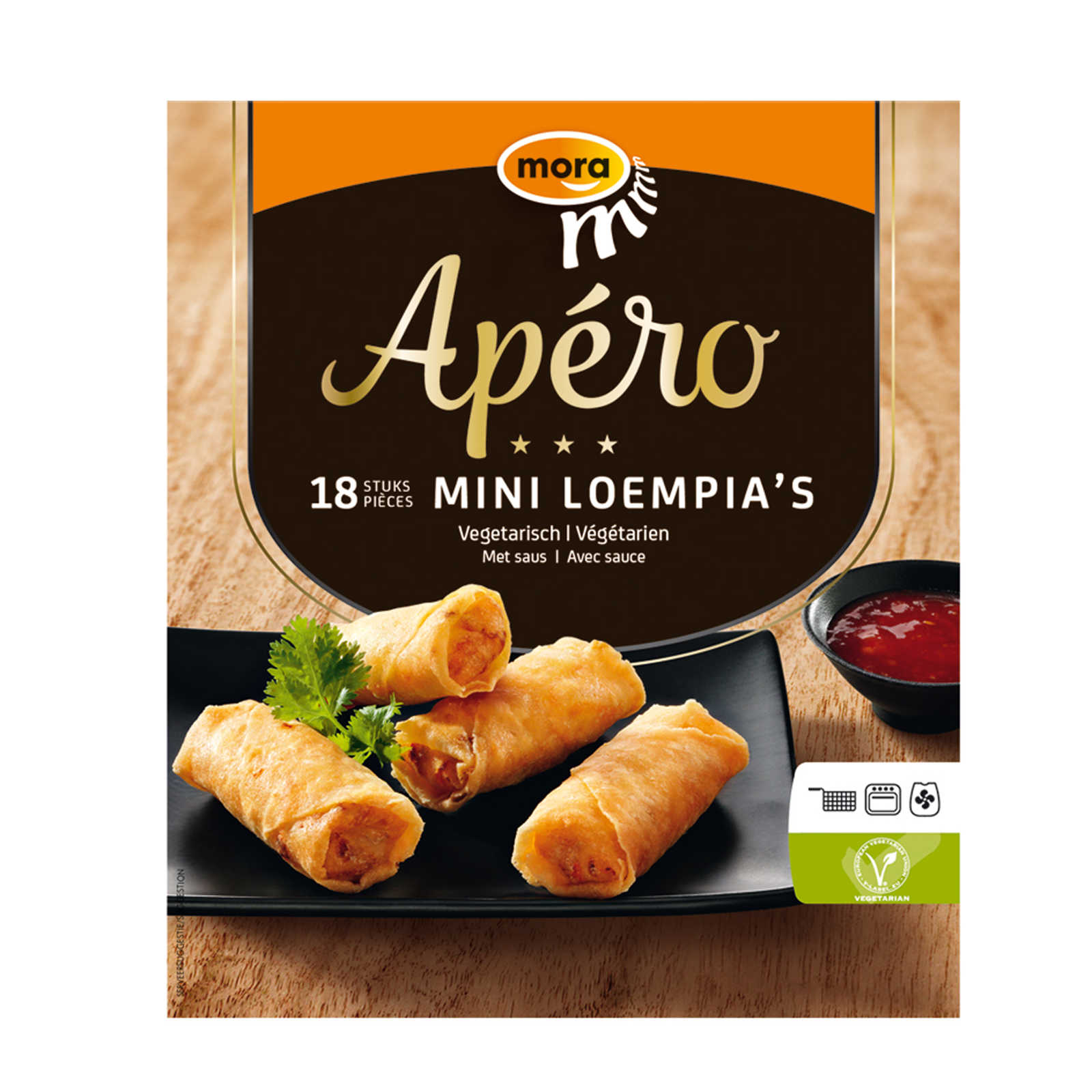 Mora | Mini Loempias végétariens | 360 gr | Delhaize