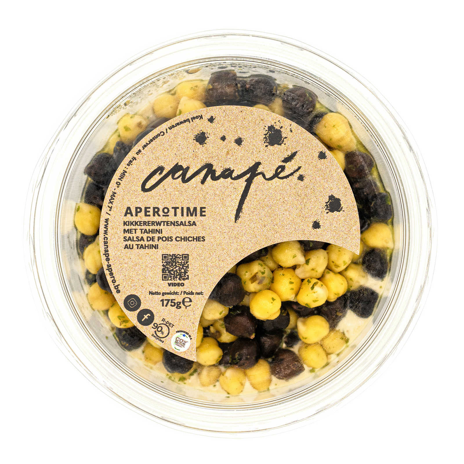 Canapé | Canape | salsa de pois chiches | 170 gr | Delhaize