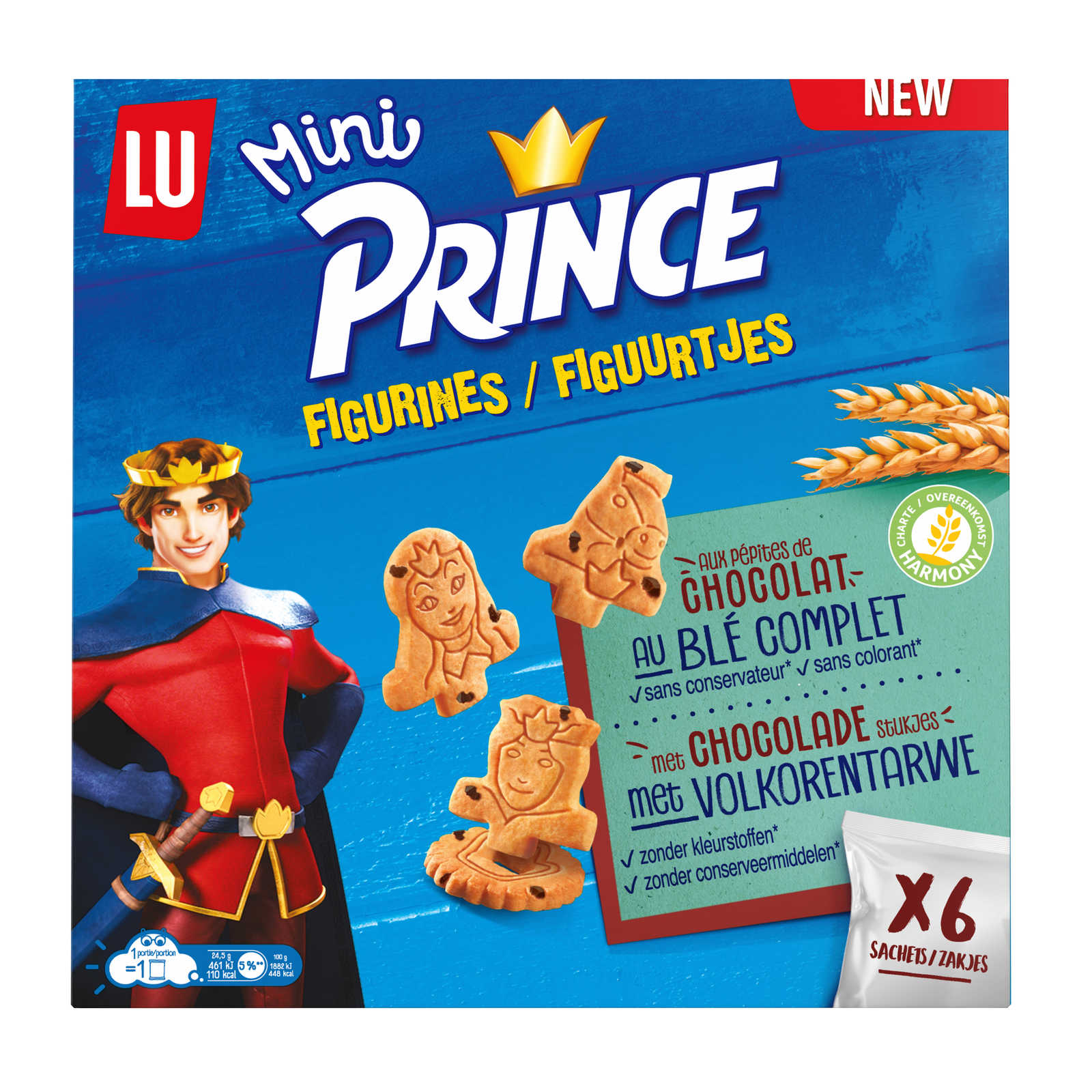 LU | Prince | Biscuits | Mini | Figurines | Puzzle | 147 gr | Delhaize