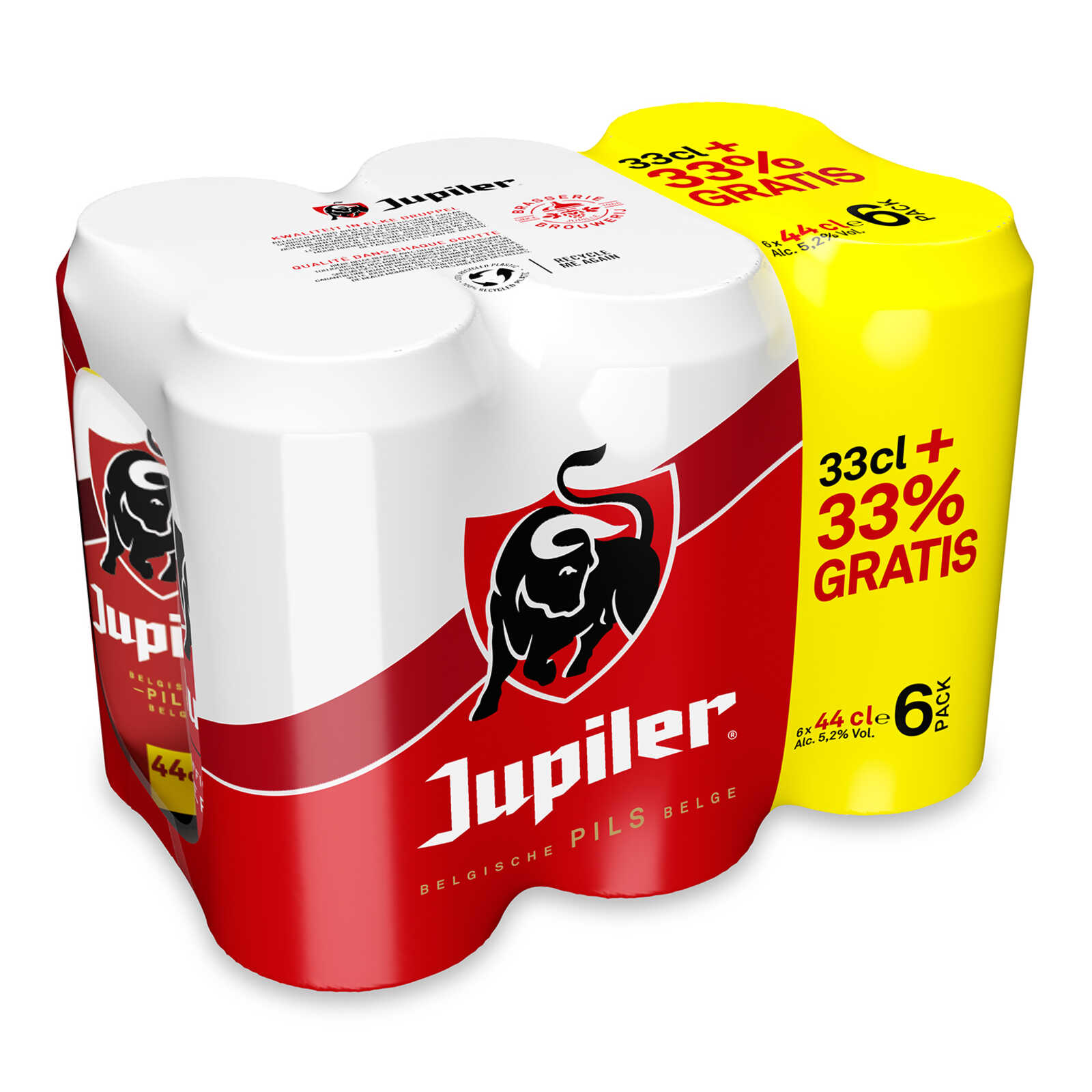 Jupiler | Pils | 5,2% alc | 6 x 44 cl | Delhaize