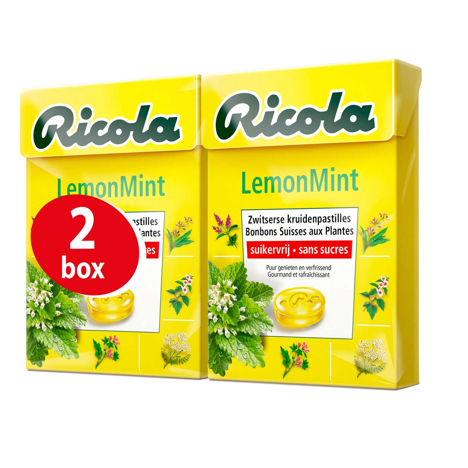 Ricola | Bonbons | Lemon mint | 2 x 50 gr | Delhaize