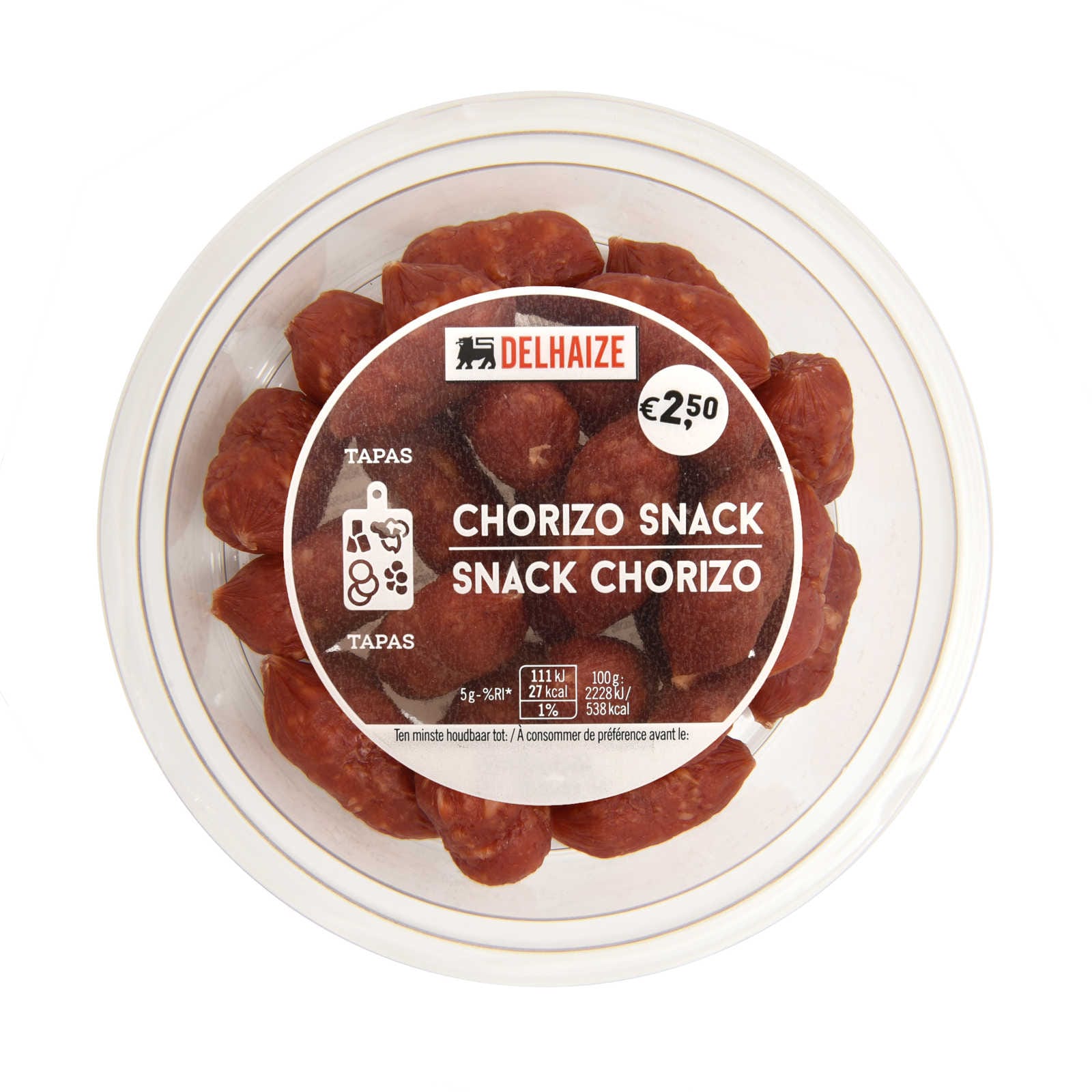 Delhaize | Chorizo snack | 100 gr | Delhaize