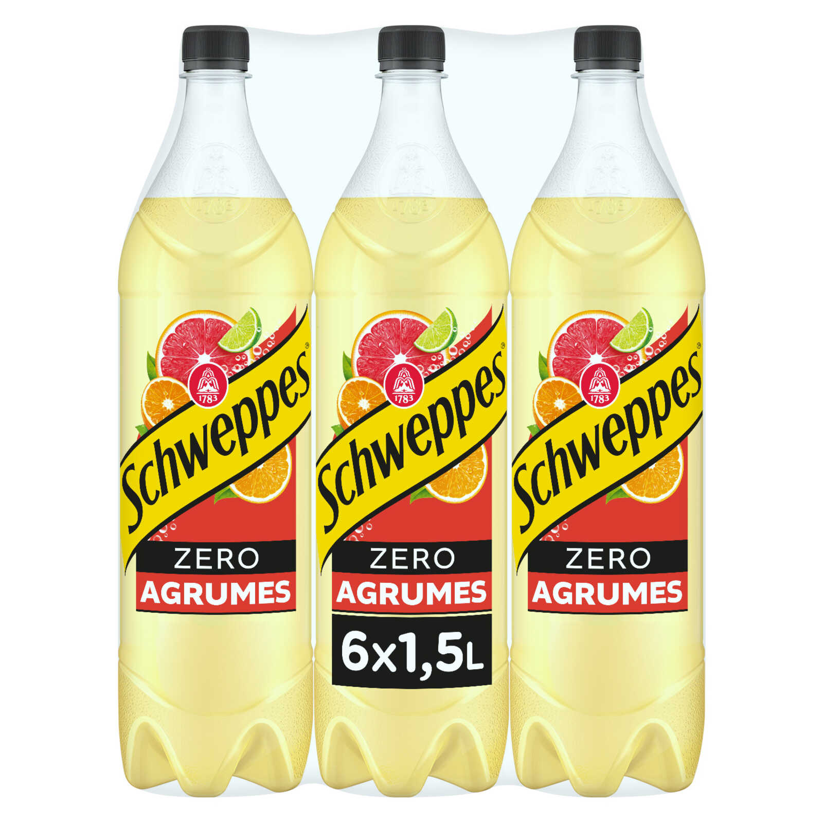 Schweppes | Agrumes | Zero | rPET | 6 x 1,5 l | Delhaize