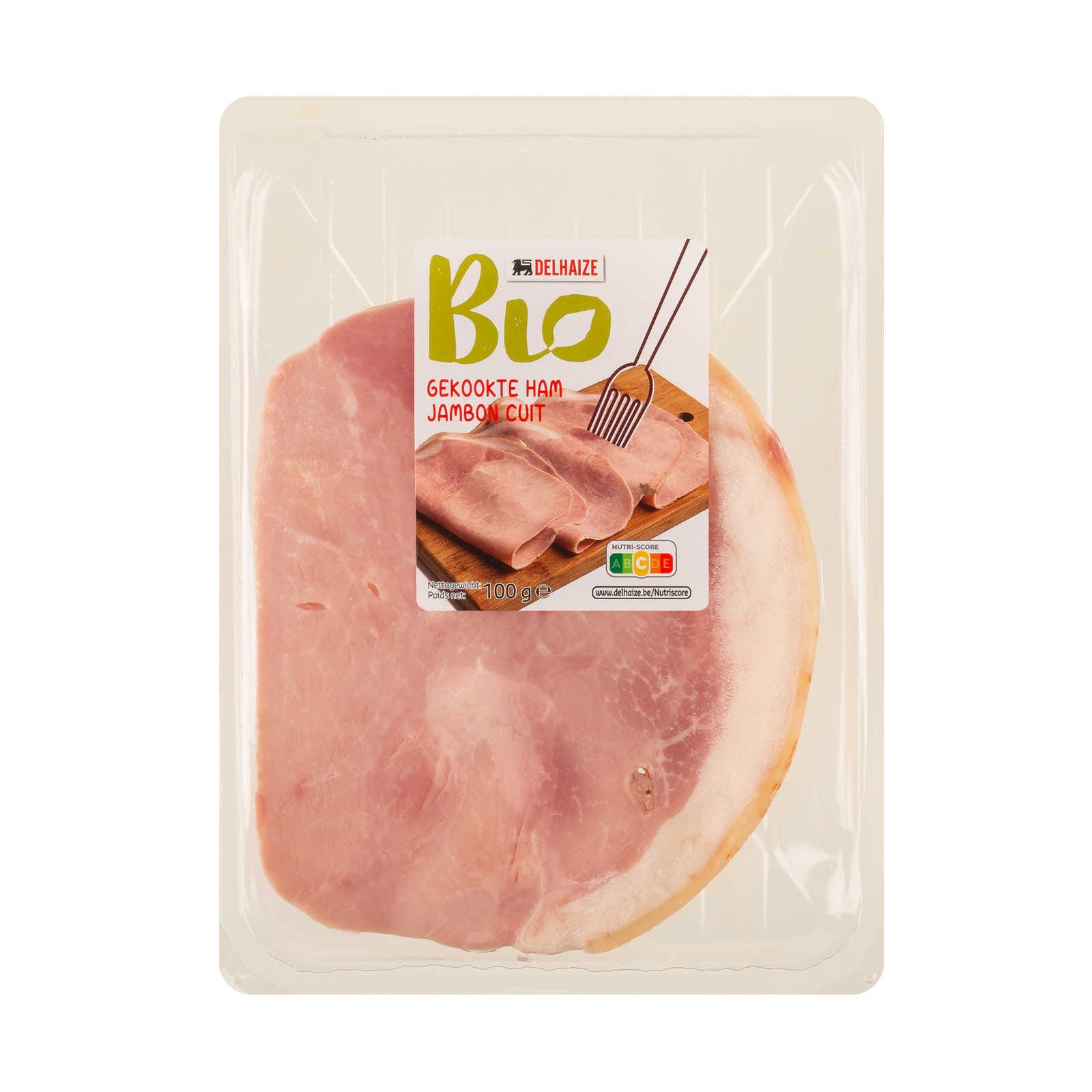 Delhaize | Bio | Jambon cuit | Bio | 100 gr | Delhaize