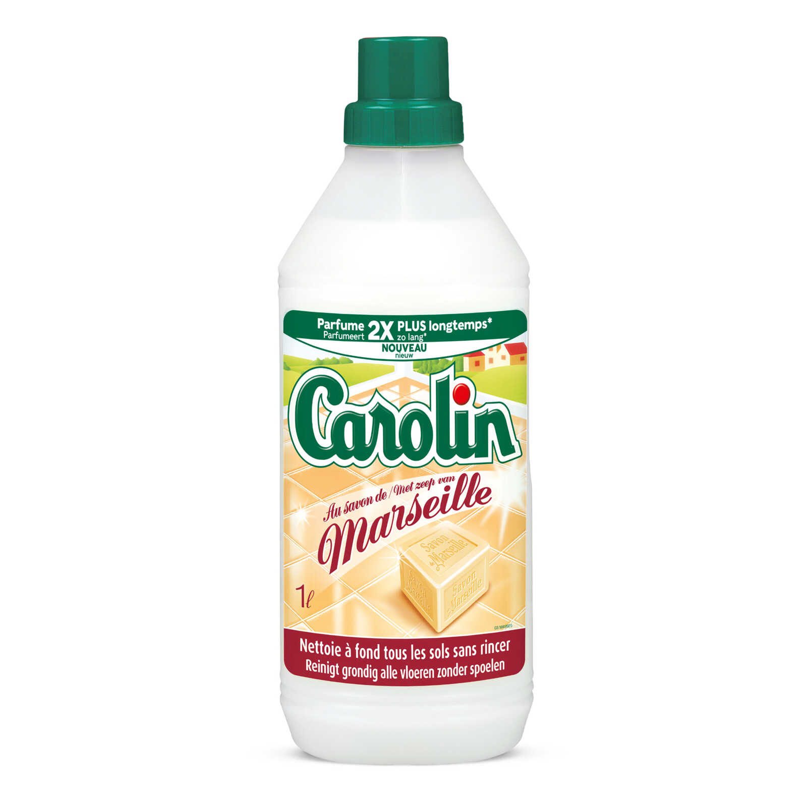 Carolin | Vloeibare zeep | Marseillezeep | 1L | 1 l | Delhaize