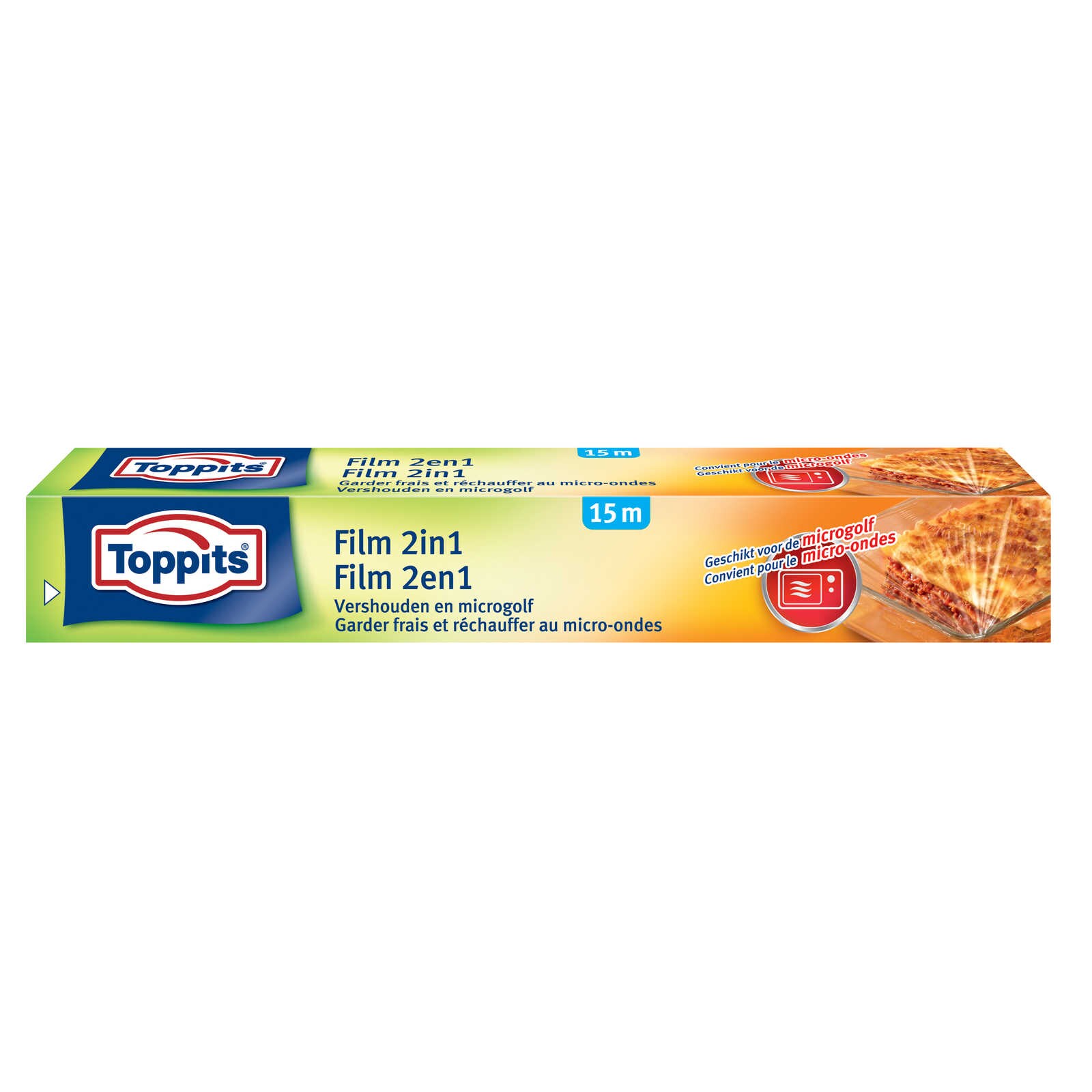 Toppits | Film fraîcheur | 2 en 1 | 15 m | Delhaize