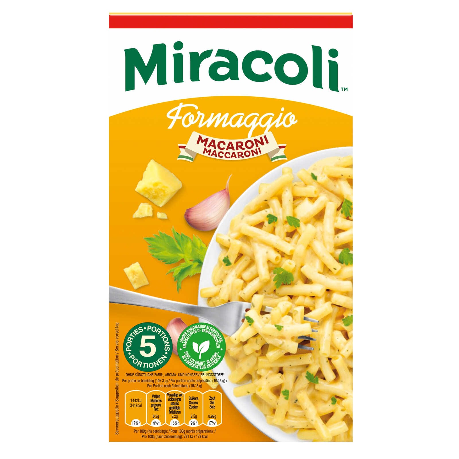Miracoli | Kit | Macaroni | Fromage | 448 gr | Delhaize
