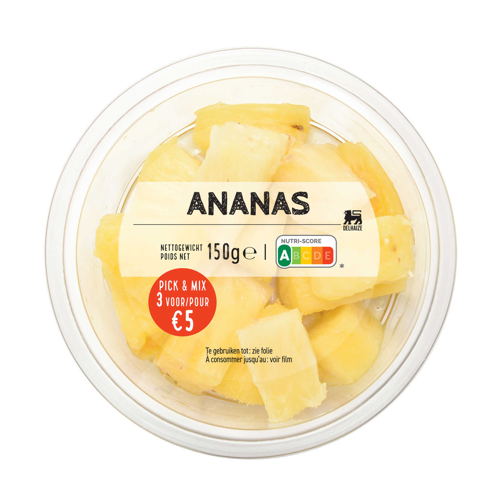 Delhaize | FB mini | Ananas | 150 gr | Delhaize