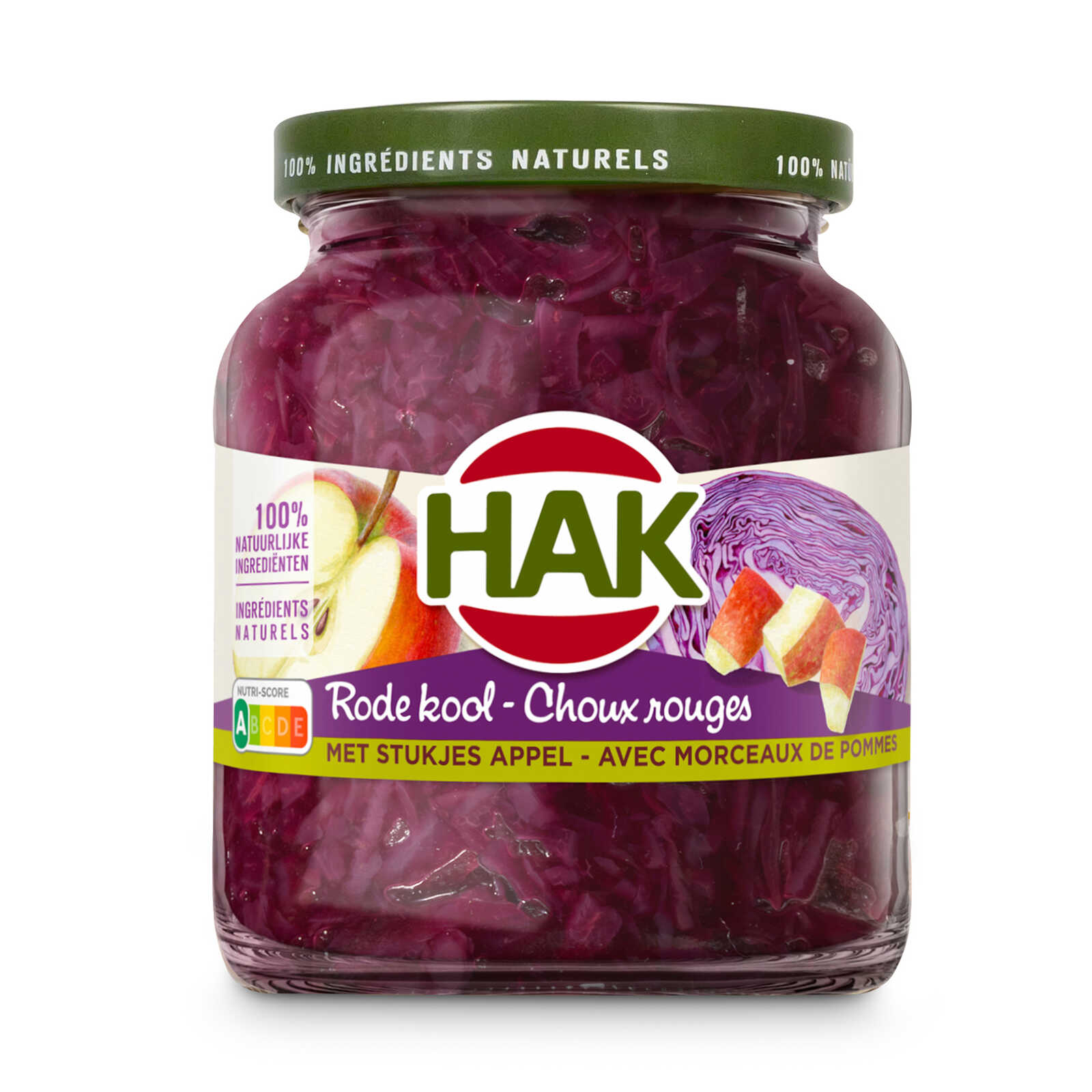 Hak | Rode kool | Appel | 700 gr | Delhaize