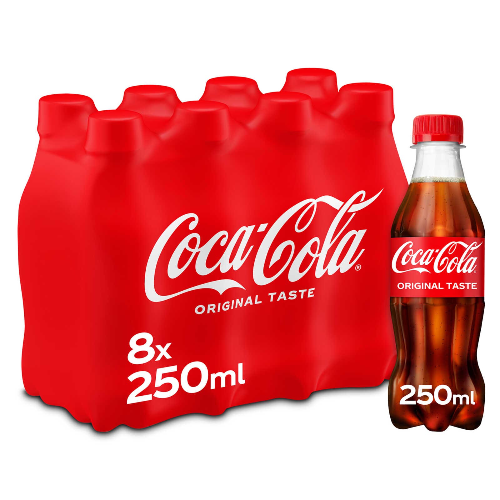 Coca-Cola | Cola | Original taste | PET | 8 x 25 cl | Delhaize
