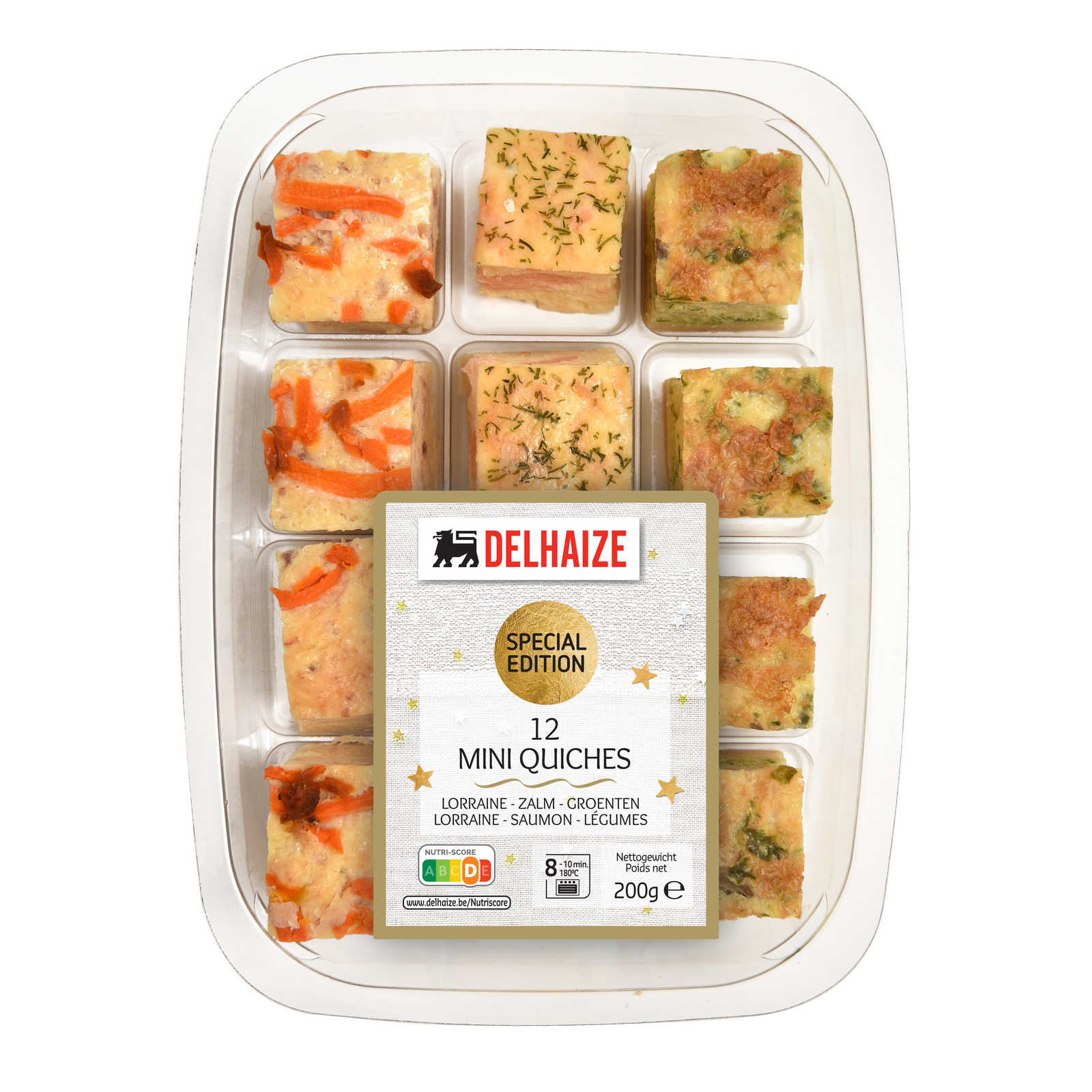 Delhaize | Mini Quiches | 200 gr | 200 gr | Delhaize