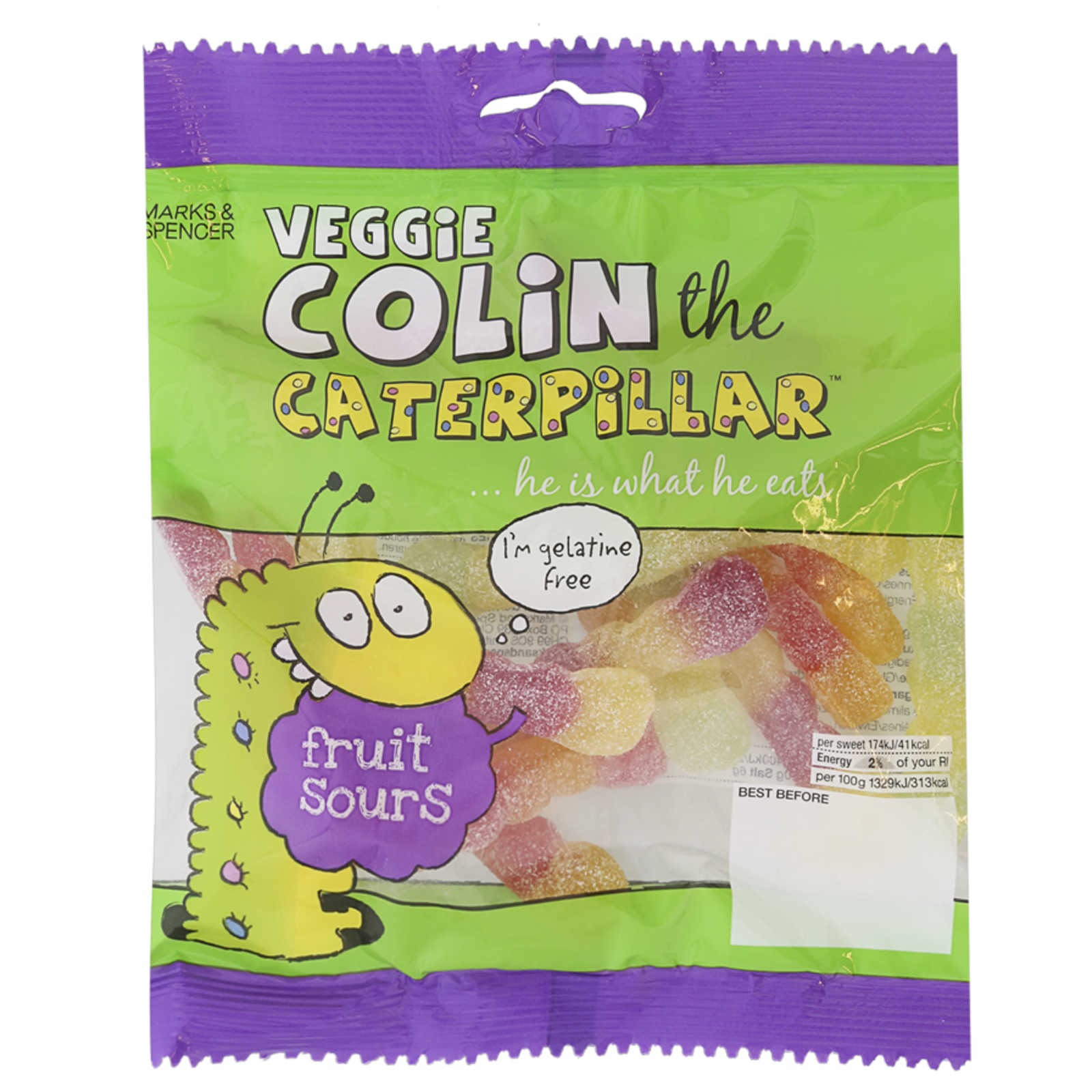 Marks&Spencer | Colin | Fruit | Sours | Veggie | 170 gr | Delhaize