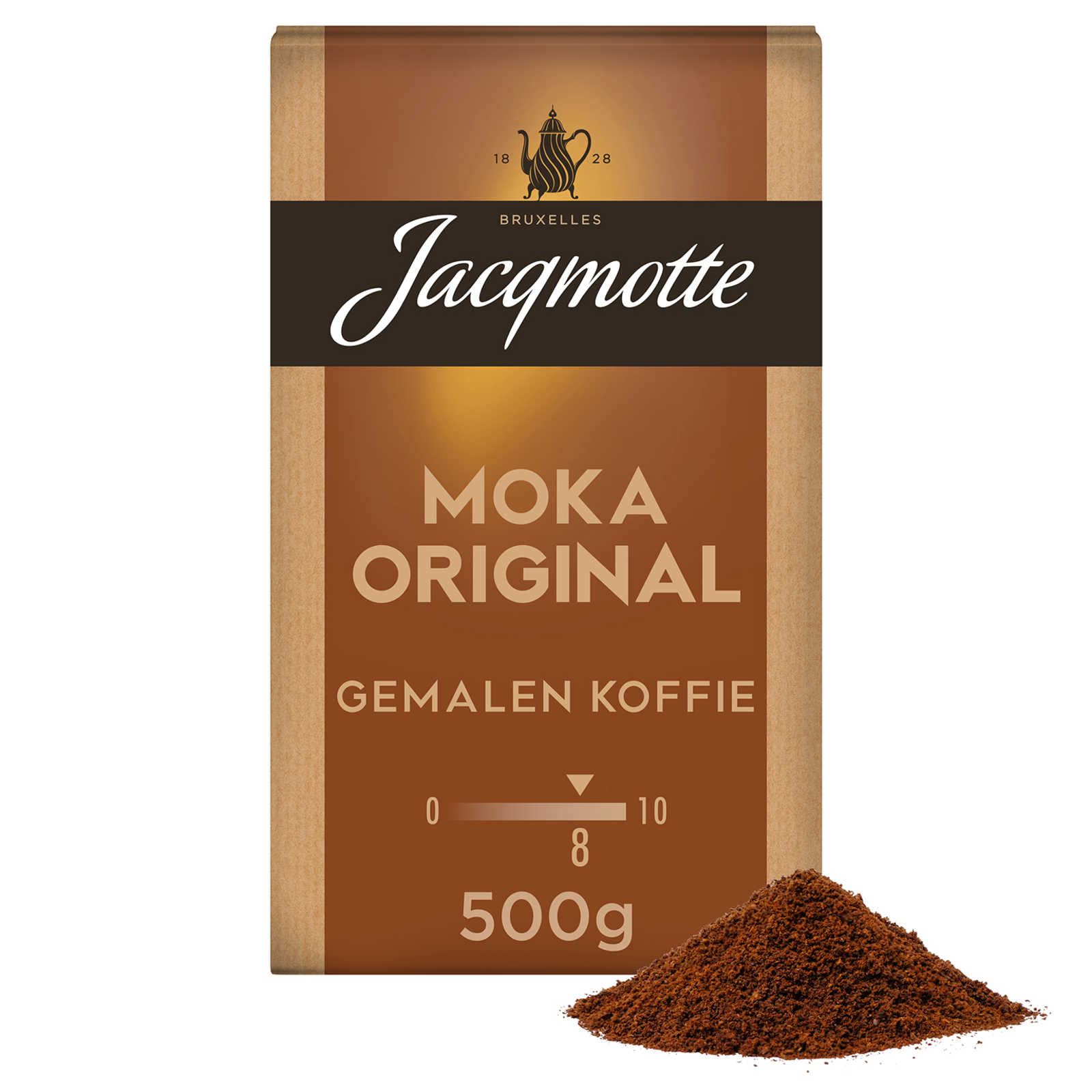 Jacqmotte | Café | Moka original | Moulu | 500 gr | Delhaize
