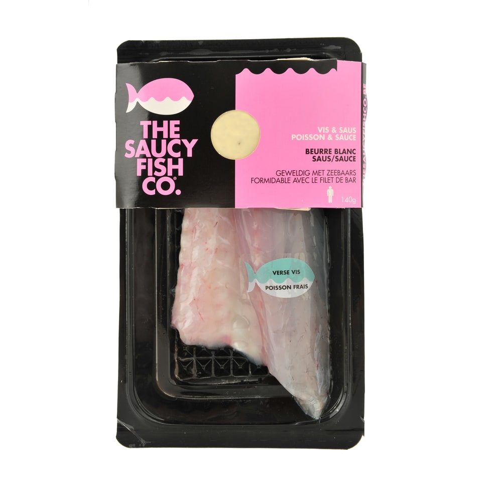 Saucy Fish | Filet Bar Beurre Blanc | 140 gr | Delhaize