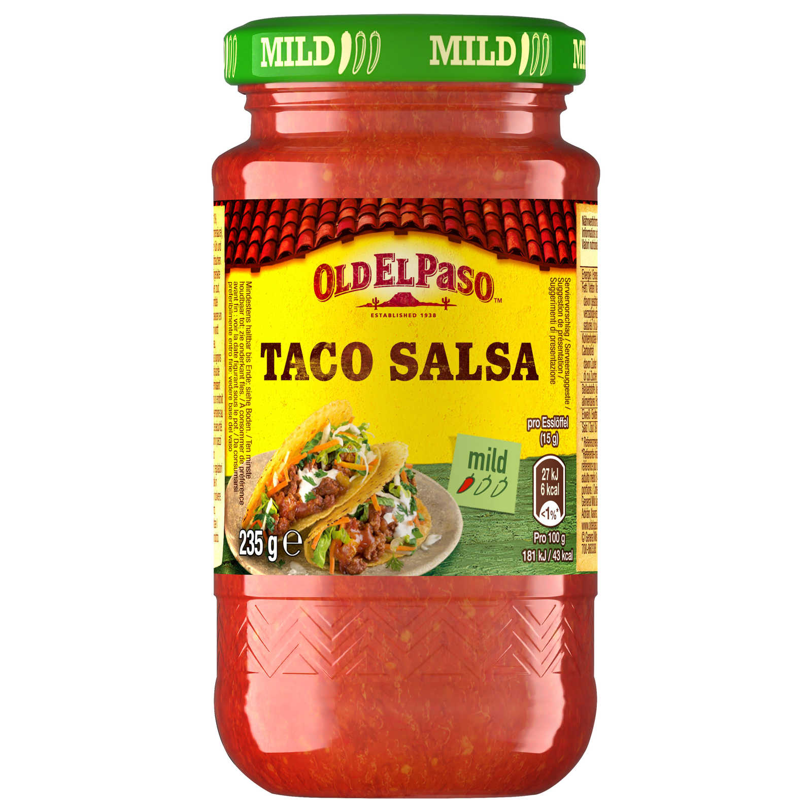 Old El Paso | Sauce | Taco | Mild | 20 cl | Delhaize