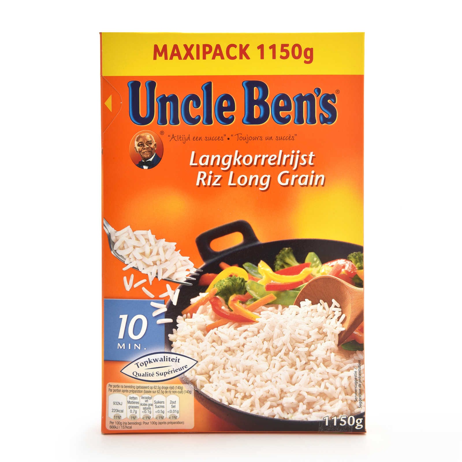 Uncle Ben's | Rijst | Langkorrel | 10 min | 1,15 kg | Delhaize