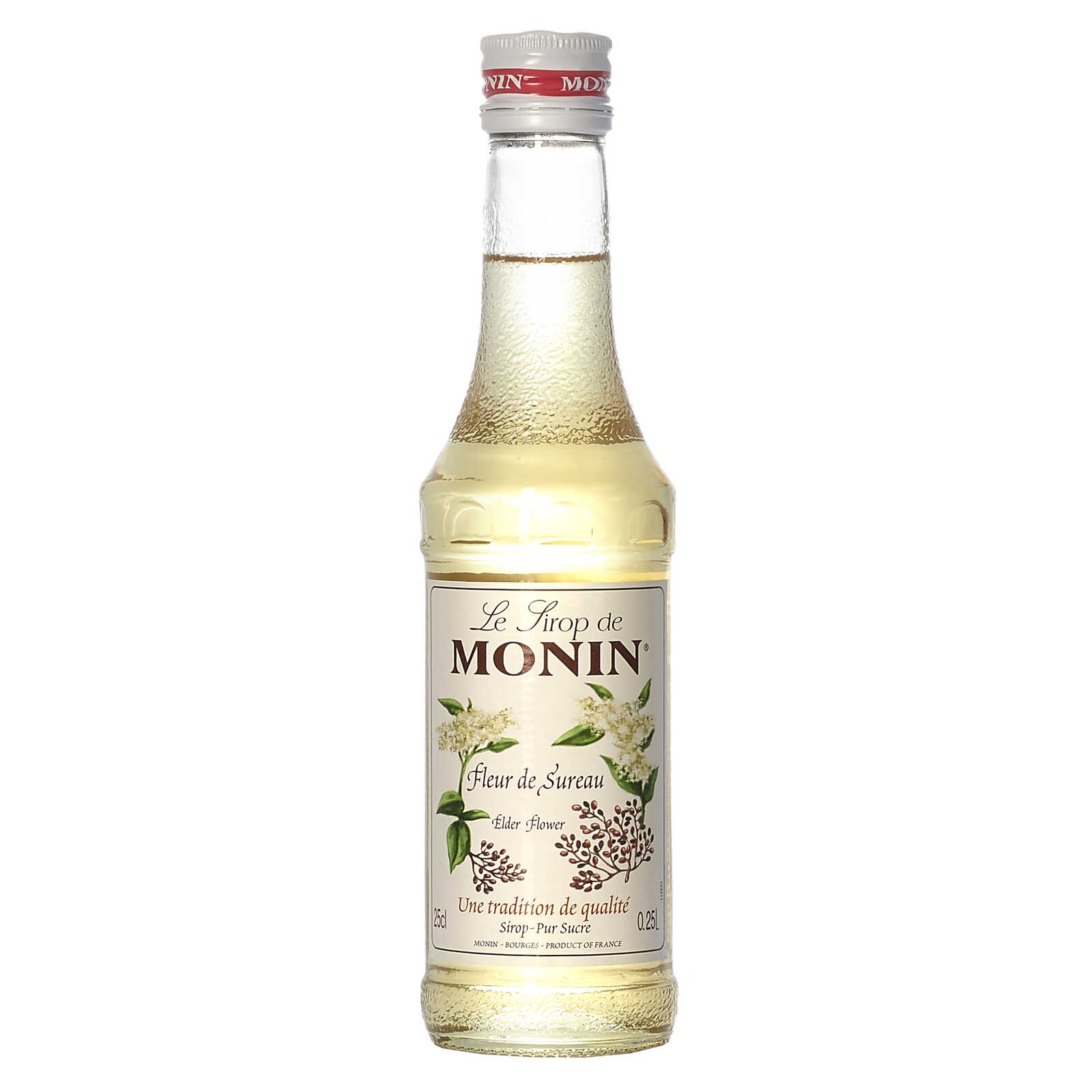 Monin | Monin Vlierbloesem 250 ml |Siroop|Monin Siroop Elderflower 25cl ...