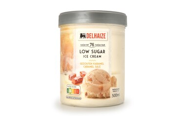 Delhaize | Roomijs | salted Caramel | Low sugar | 50 cl | Delhaize