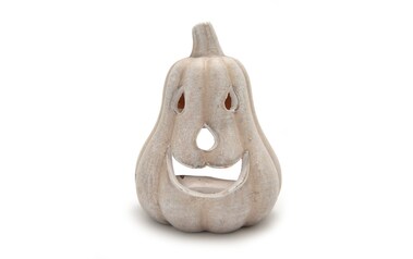 Delhaize | Poterie Potiron Blanc 14.3cm | 1 pc | Delhaize