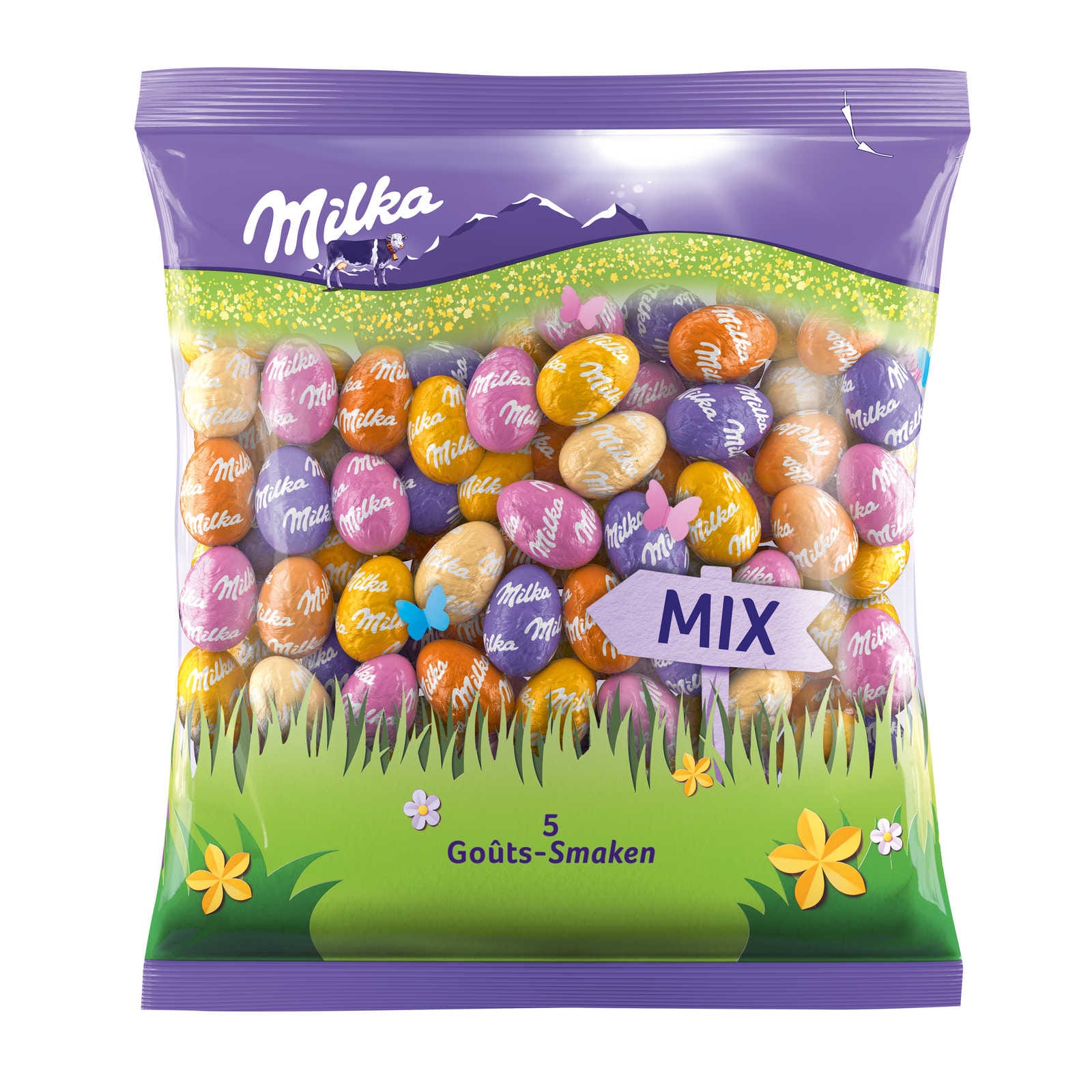 Milka | Chocolade | Eitjes | mix 5 smaken | 1 kg | Delhaize